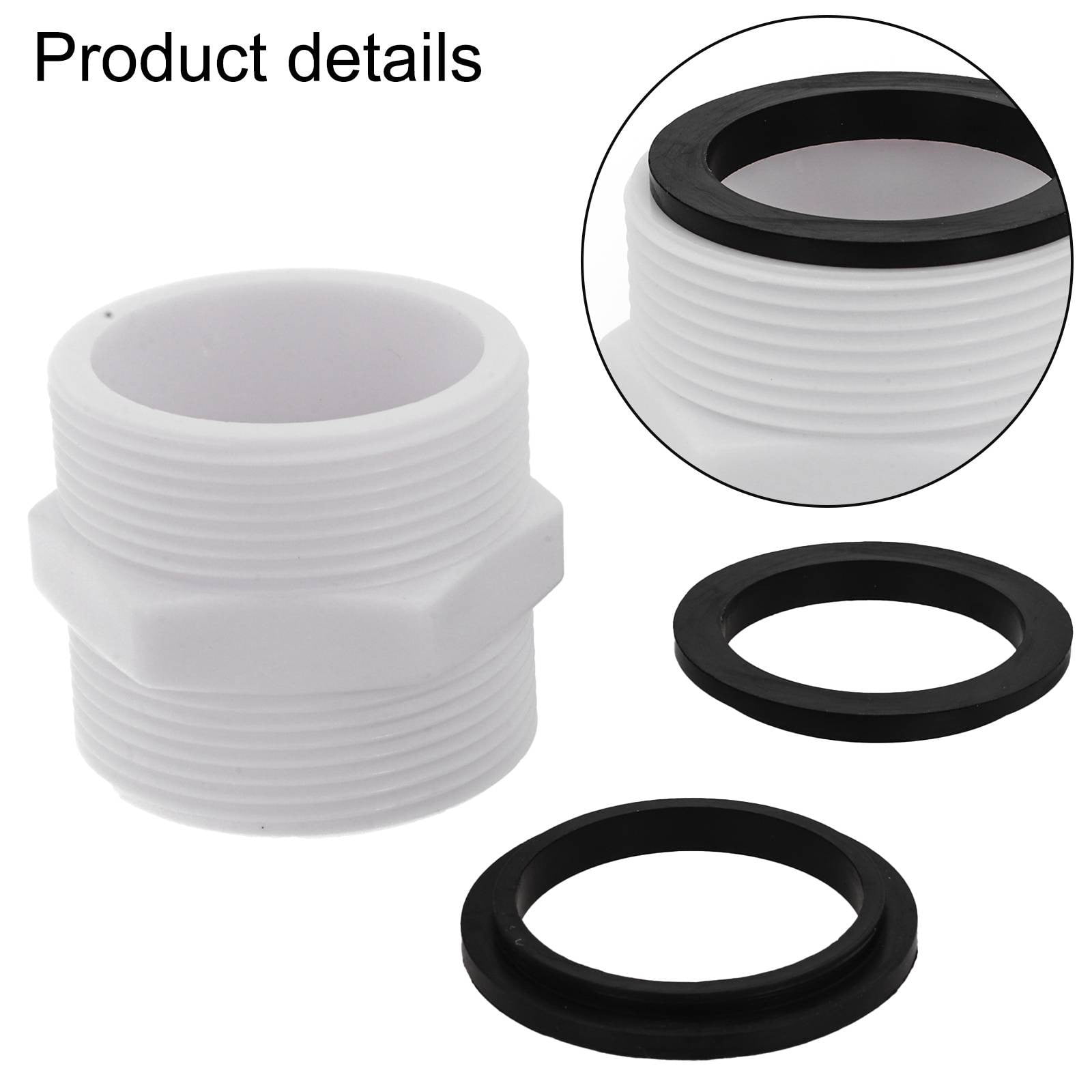 Splihome Hose Connector Gaskets Pool Hose Adapter 1.5 Inch Hose Hose ...