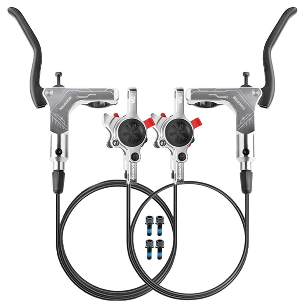 Splihome Mountain Bike Hydraulic Disc Brake Dual Piston Bi-Directional ...