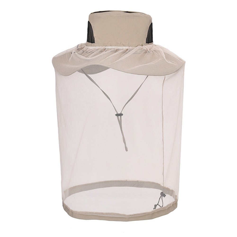 Splihome Outdoor 360° Protection Fly insect Bee Mesh Net Head Sun Hat ...