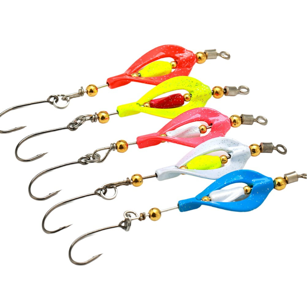 Splihome Pack of 5 Trout Master Spinner Lures Designed for Long ...