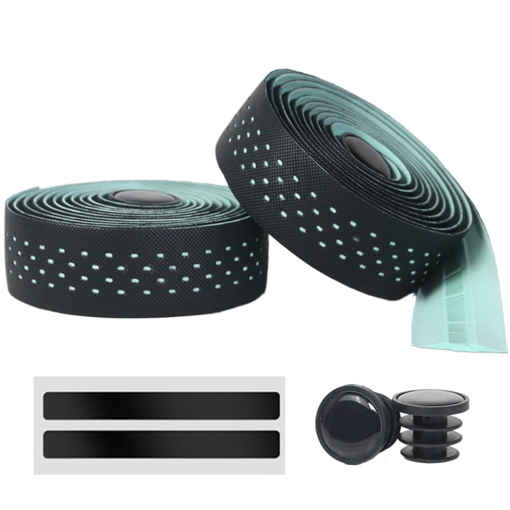 Splihome Road Bike Polka Dot Wrap Handlebar Strap Pu Perforated Bicycle ...