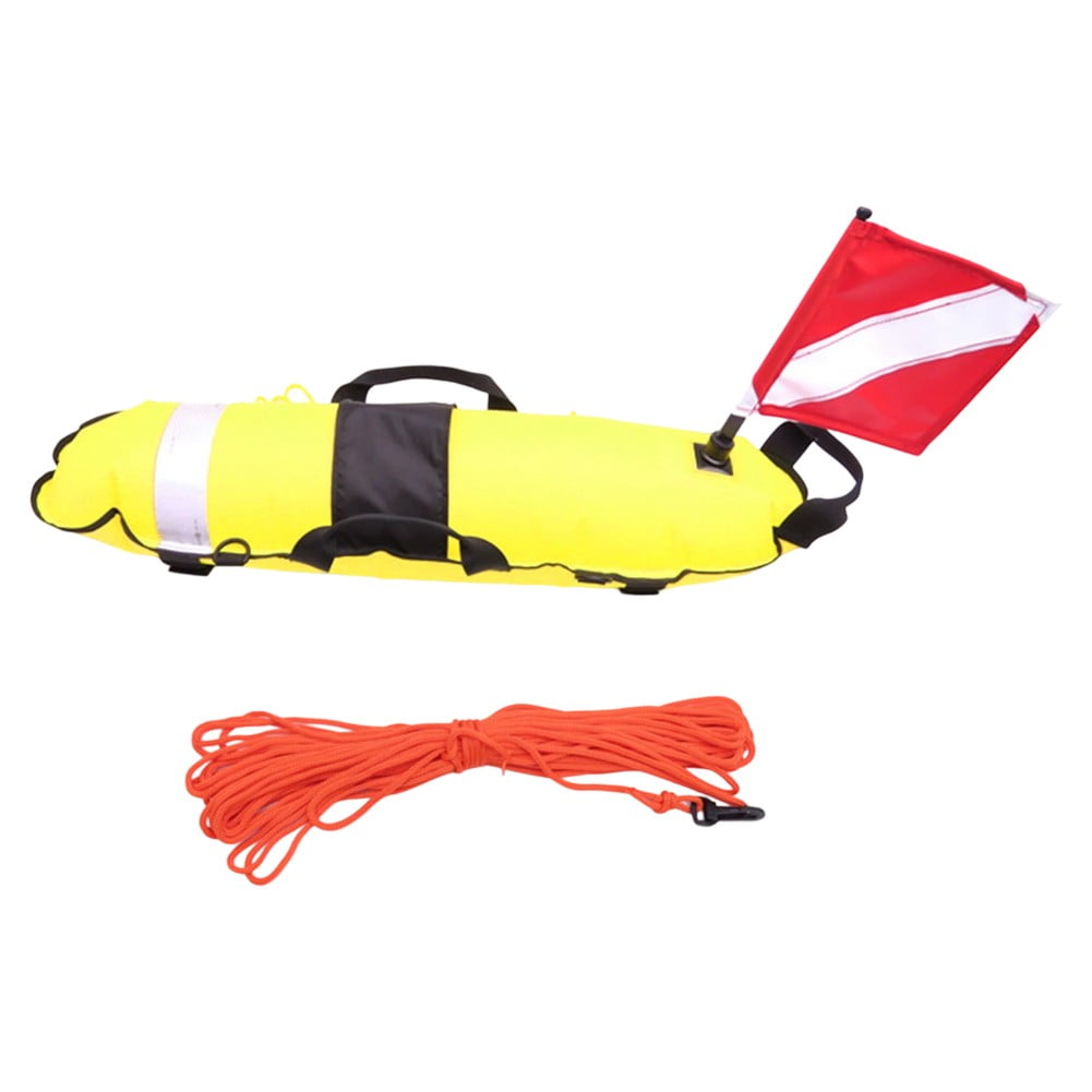Splihome Spearfishing Float Dive Marker Buoy Scuba Flag Diver Down Flag ...