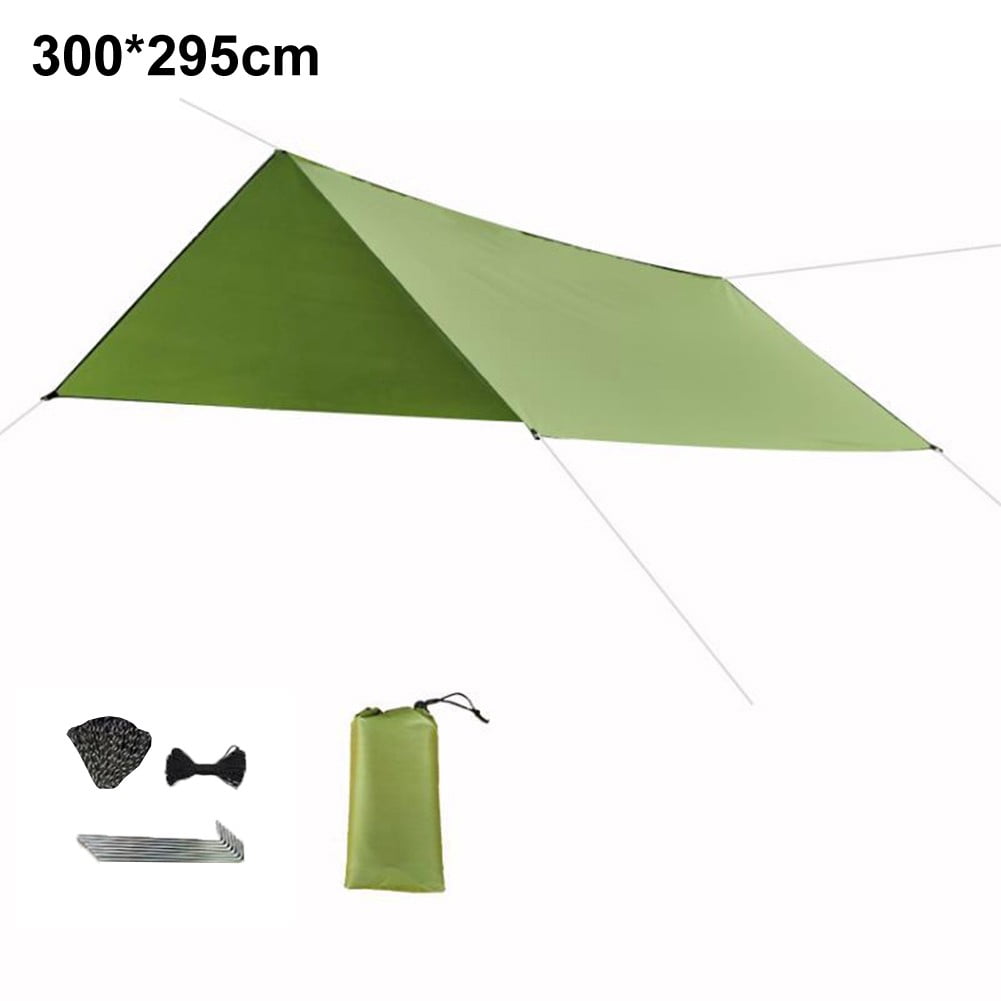 Splihome Waterproof Camping Tarp Shelter Sunshade Beach Pergola with ...