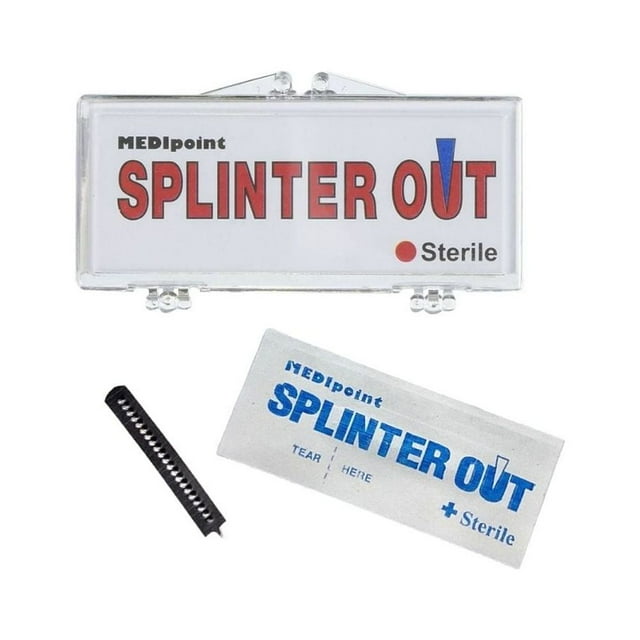 Splinter Out Splinter Remover First Aid Survival Kit Blood Lancet - 10 ...