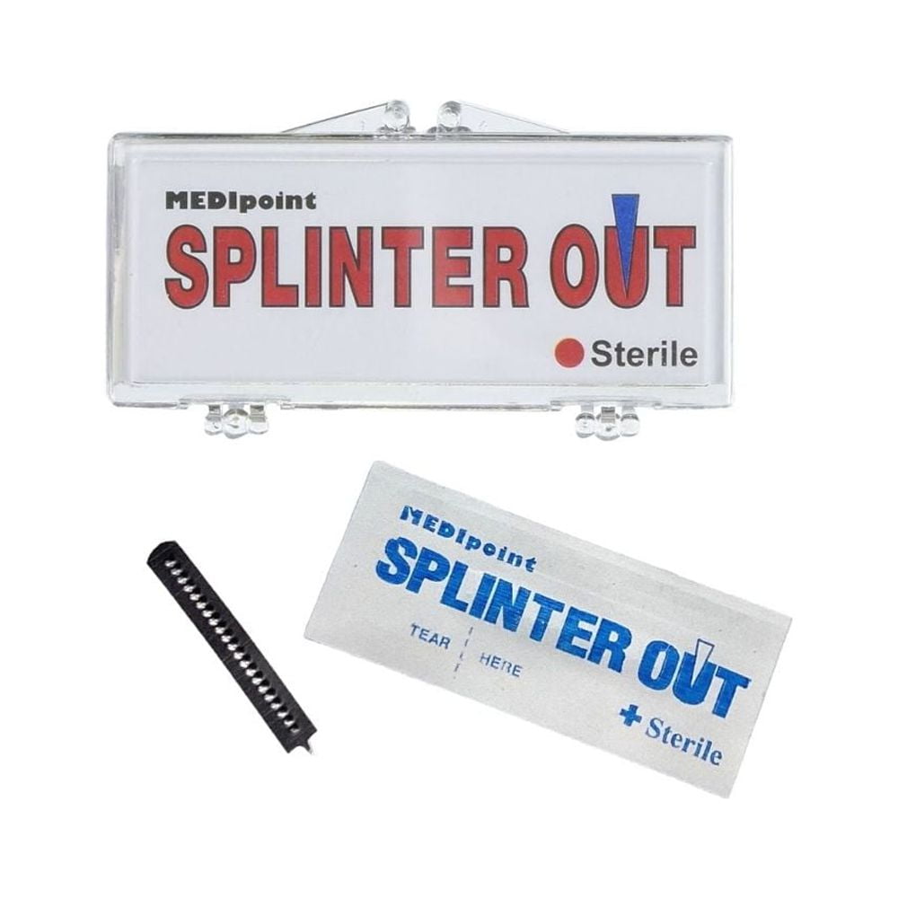 Splinter Out Splinter Remover First Aid Survival Kit Blood Lancet - 10 ...