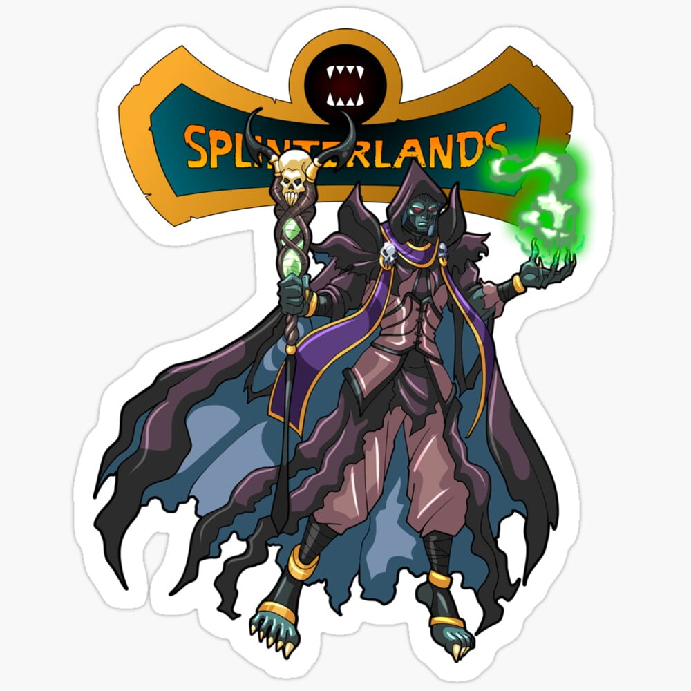 Splinterlands Cryptmancer Sticker Phone Decal Water Bottle Stickers Car ...