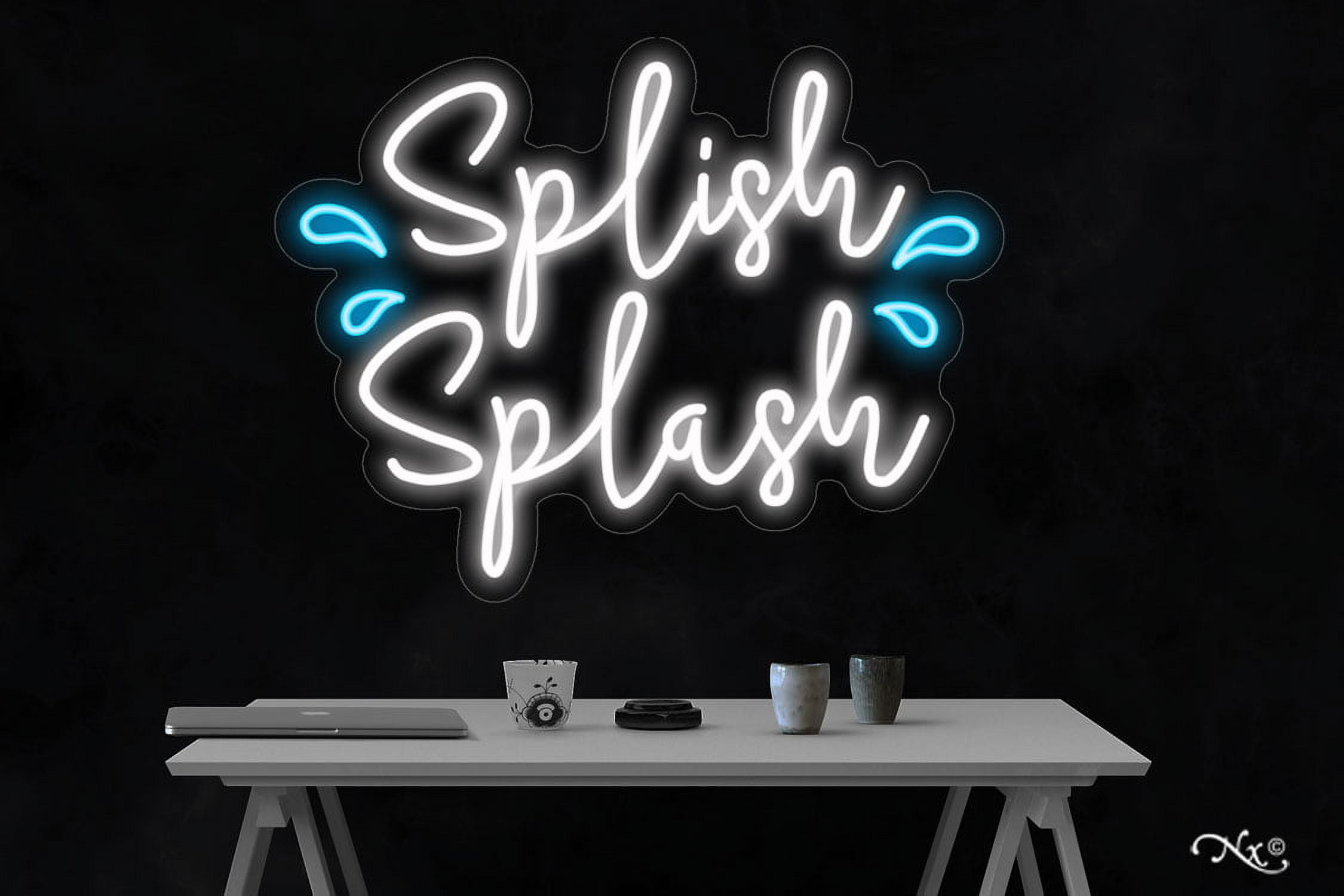 Splish Splash-LED Neon Sign Made in USA - Walmart.com