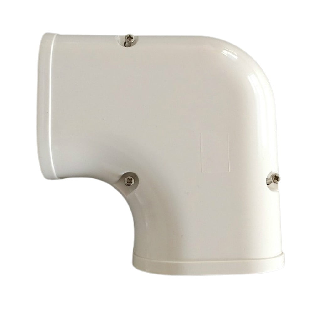 Split & Central A/C Decorative PVC Line Cover,90掳Flat Elbow - Walmart.com