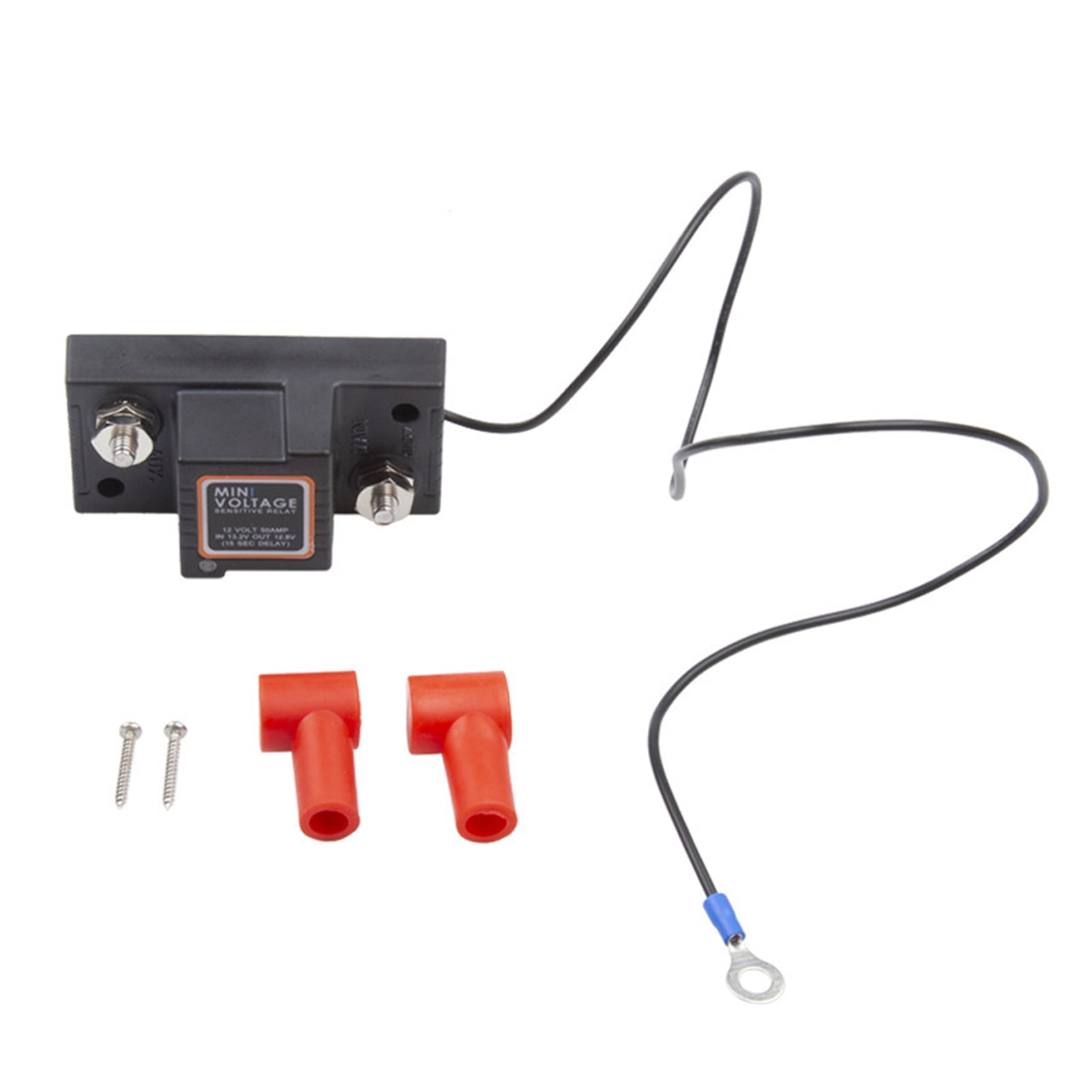 Split Charge Relay Dual Battery Isolator 12V 80Amp, Voltage Sensitive ...