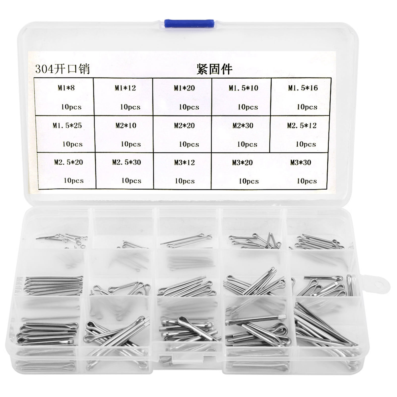 Split Cotter Clip Pins, 150 Pcs Cotter Pin, Clip Key Fastner Fitting ...