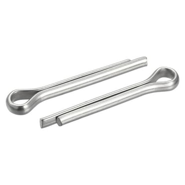 Uxcell Split Cotter Pin, 4mm x 45mm Stainless Steel Clip Fastener ...