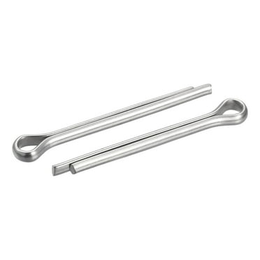 Uxcell Split Cotter Pin, 4mm x 80mm Stainless Steel Clip Fastener ...