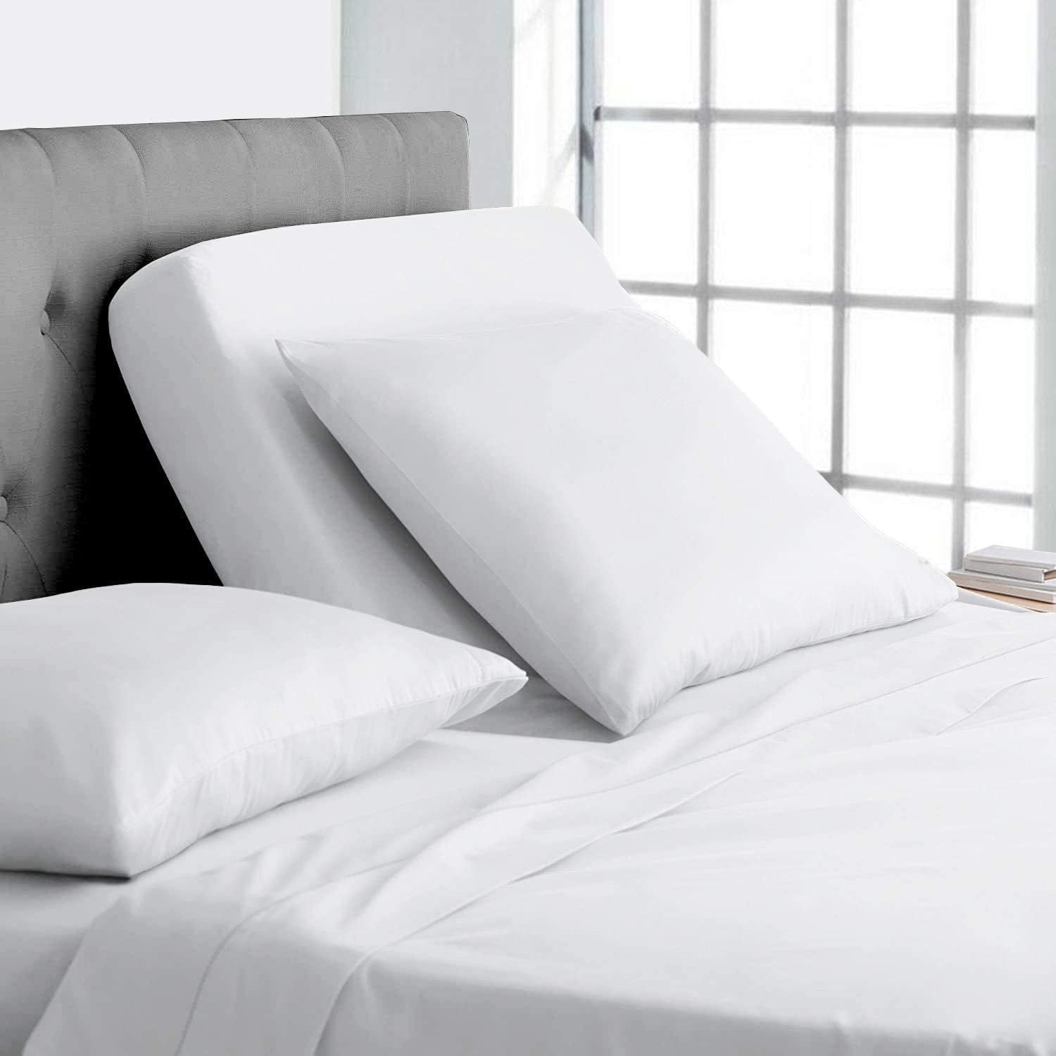 Split Head King Sheets for Adjustable Bed, 32" Top Split Sheets 800 ...