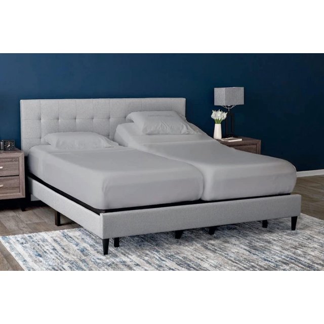 Split King Bed Sheets Set for Adjustable Beds, Deep Pocket 5 Piece ...