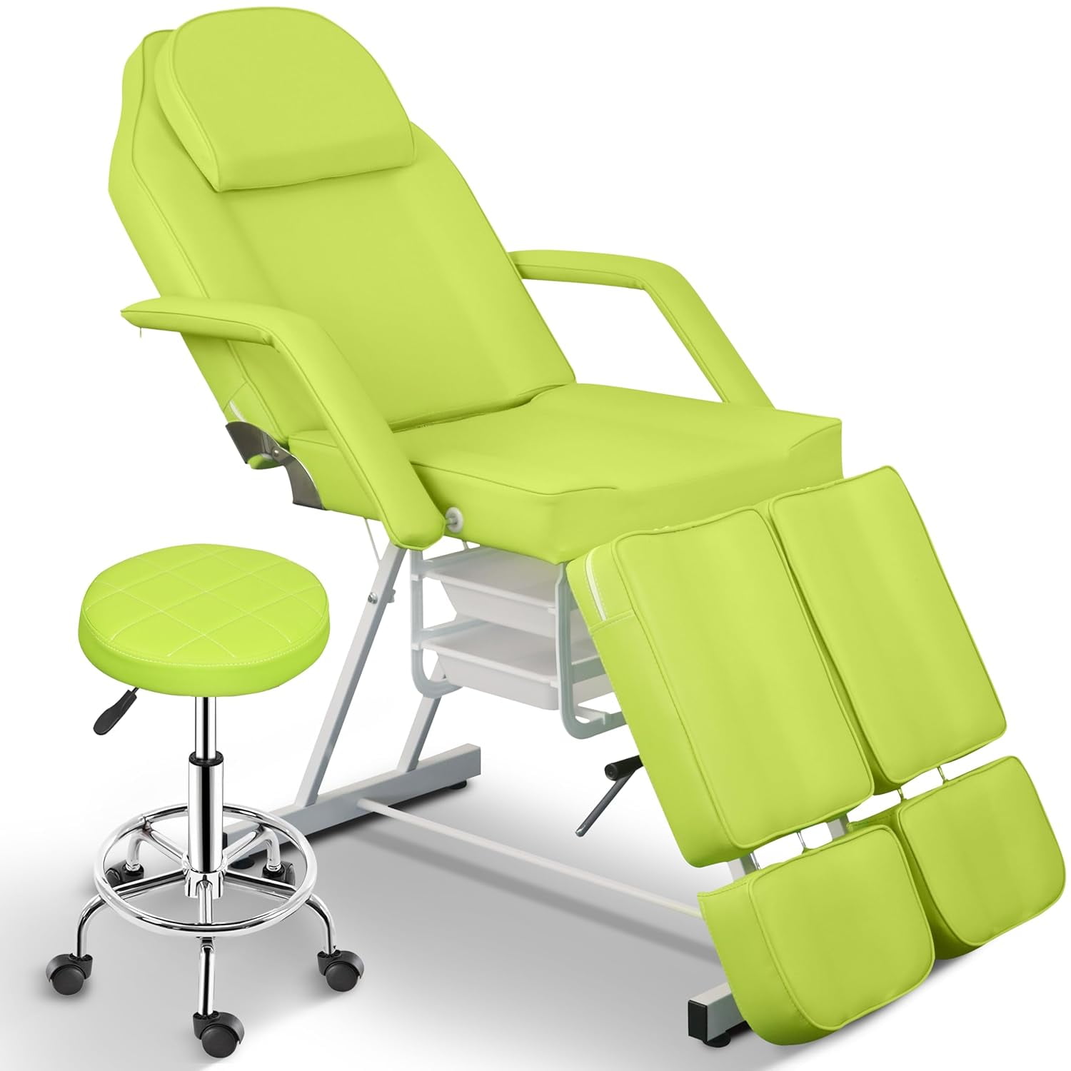 Split Leg Tattoo & Chair – Multi-Function Beauty Bed for Estheticians ...