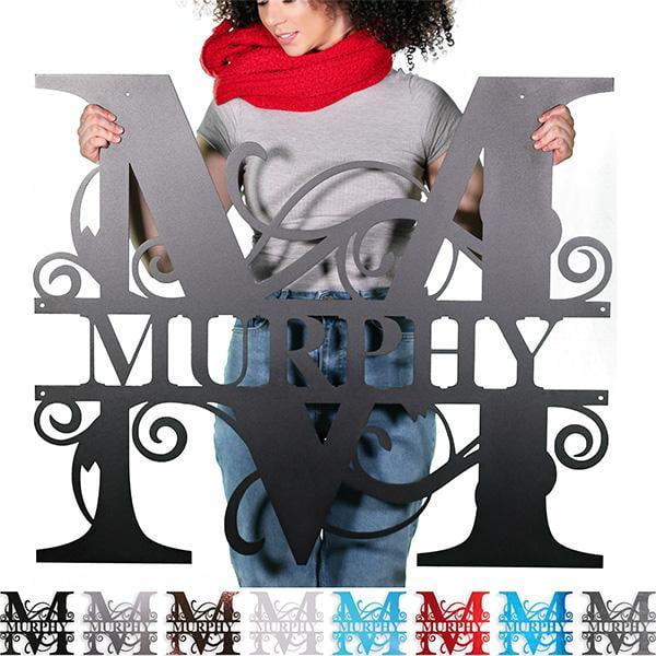 Split Letter Monogram - Wall Decor - Walmart.com