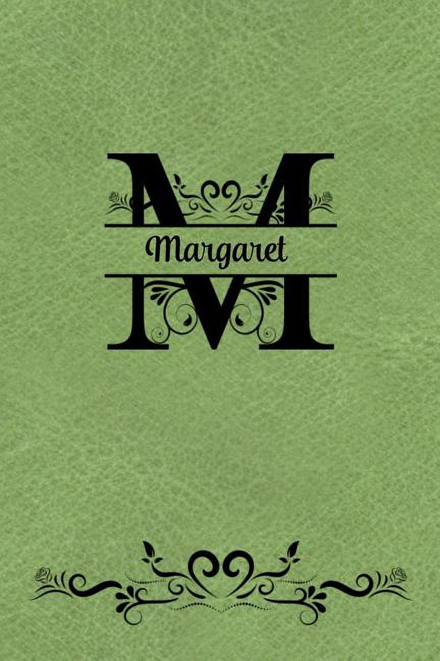 Split Letter Personalized Journal - Margaret: Elegant Flourish Capital ...