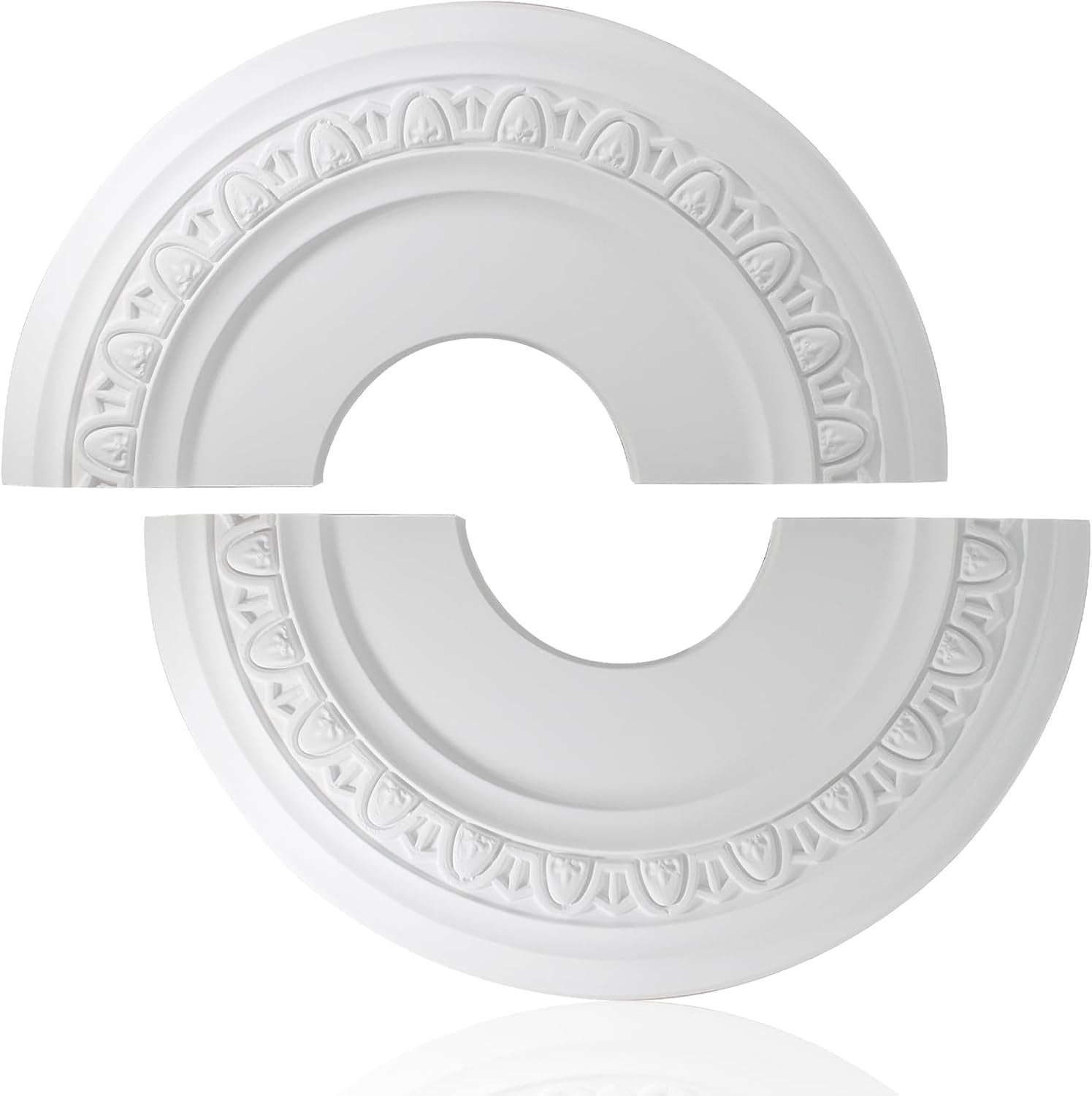 Split Lighting Ceiling Medallions for Light Fixtures and Ceiling Fans ...