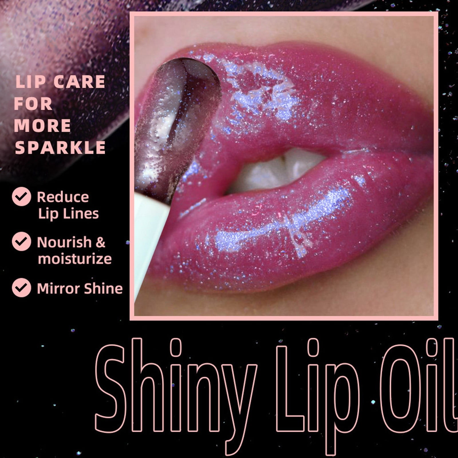 Split Lip Lip Glass Warm Changing Lip Oil Moisturizing Easy To Apply ...