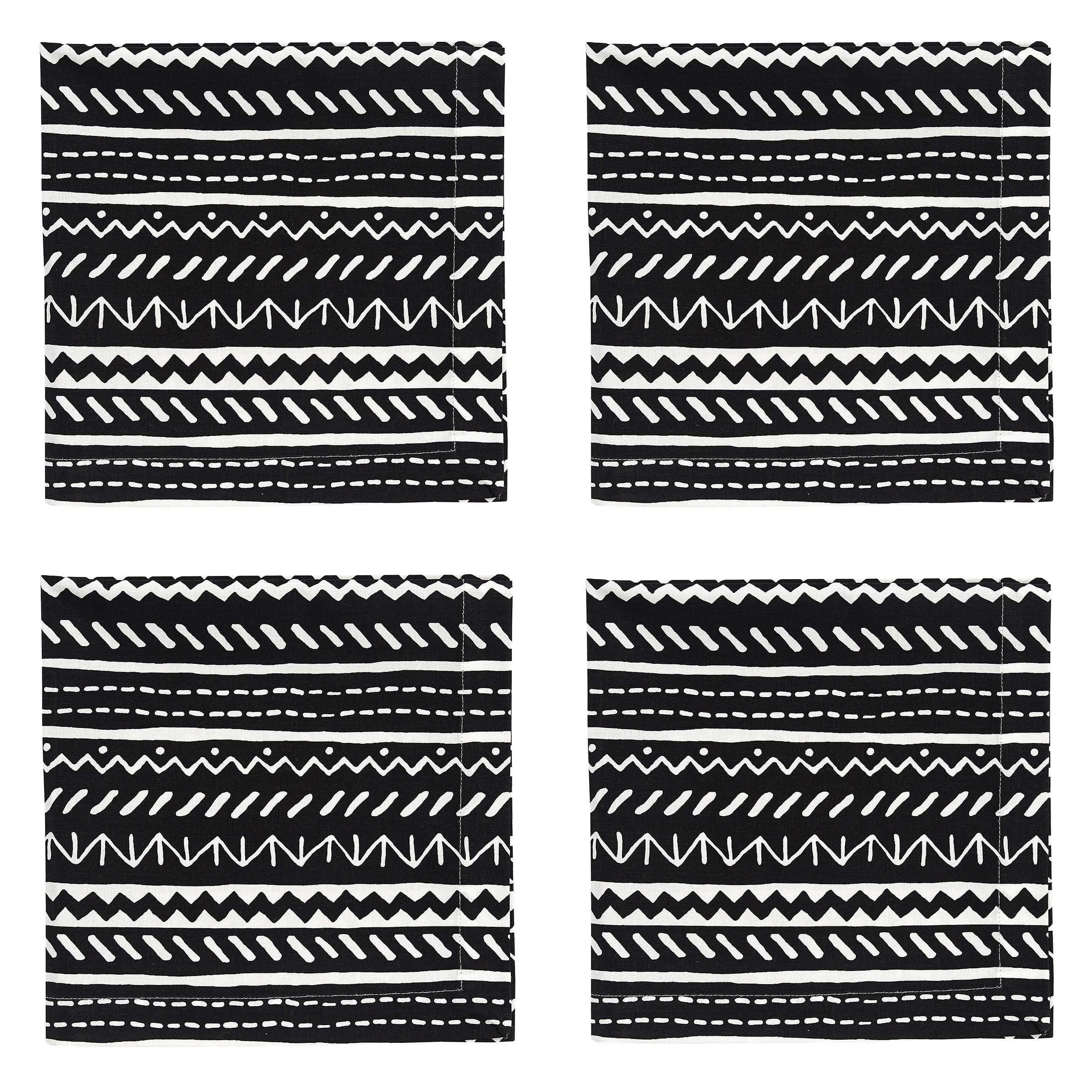 Split P Black Amaya Napkin Set of 4 - Walmart.com