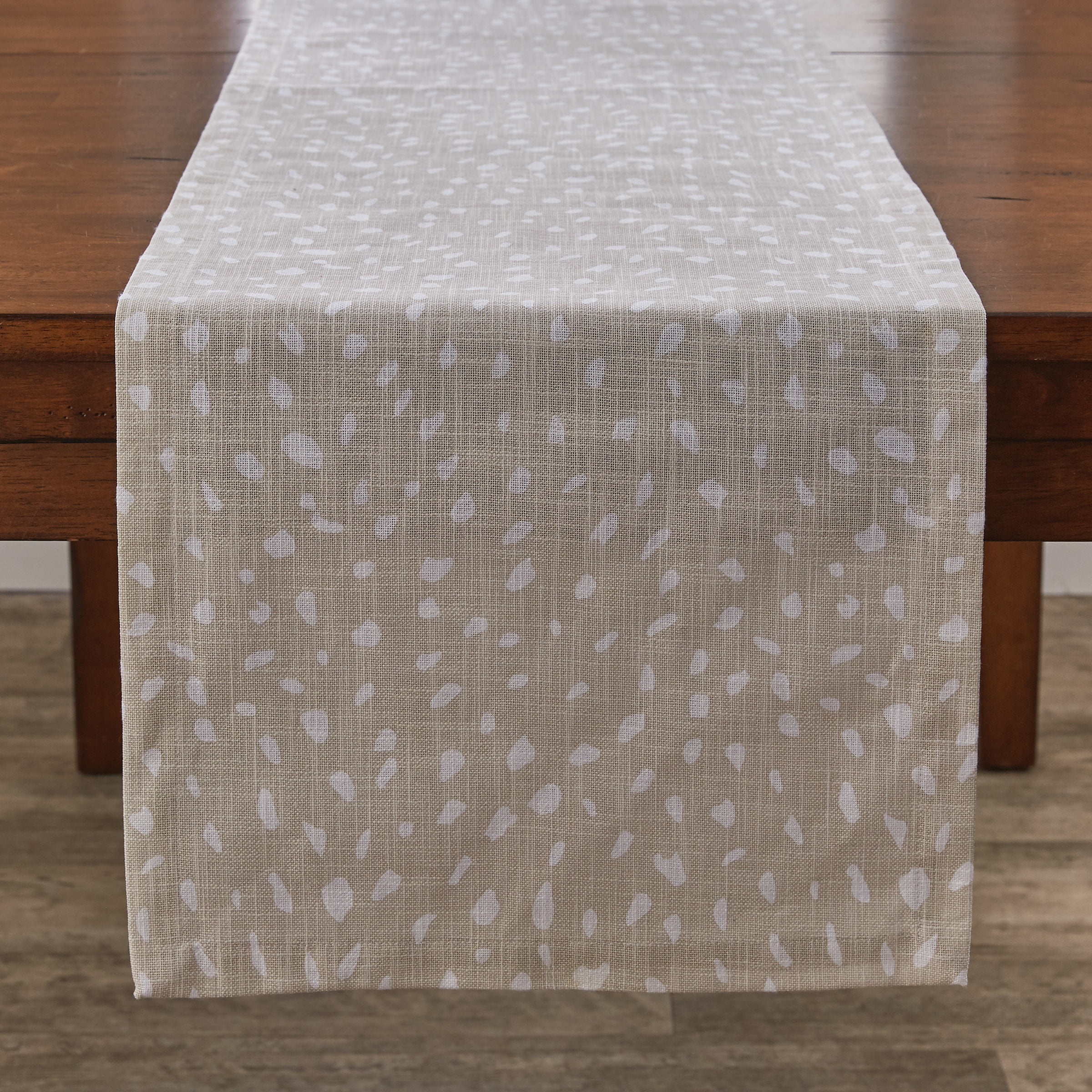 Split P Fawn Axis Neutral Table Runner 15" x 72" - Walmart.com