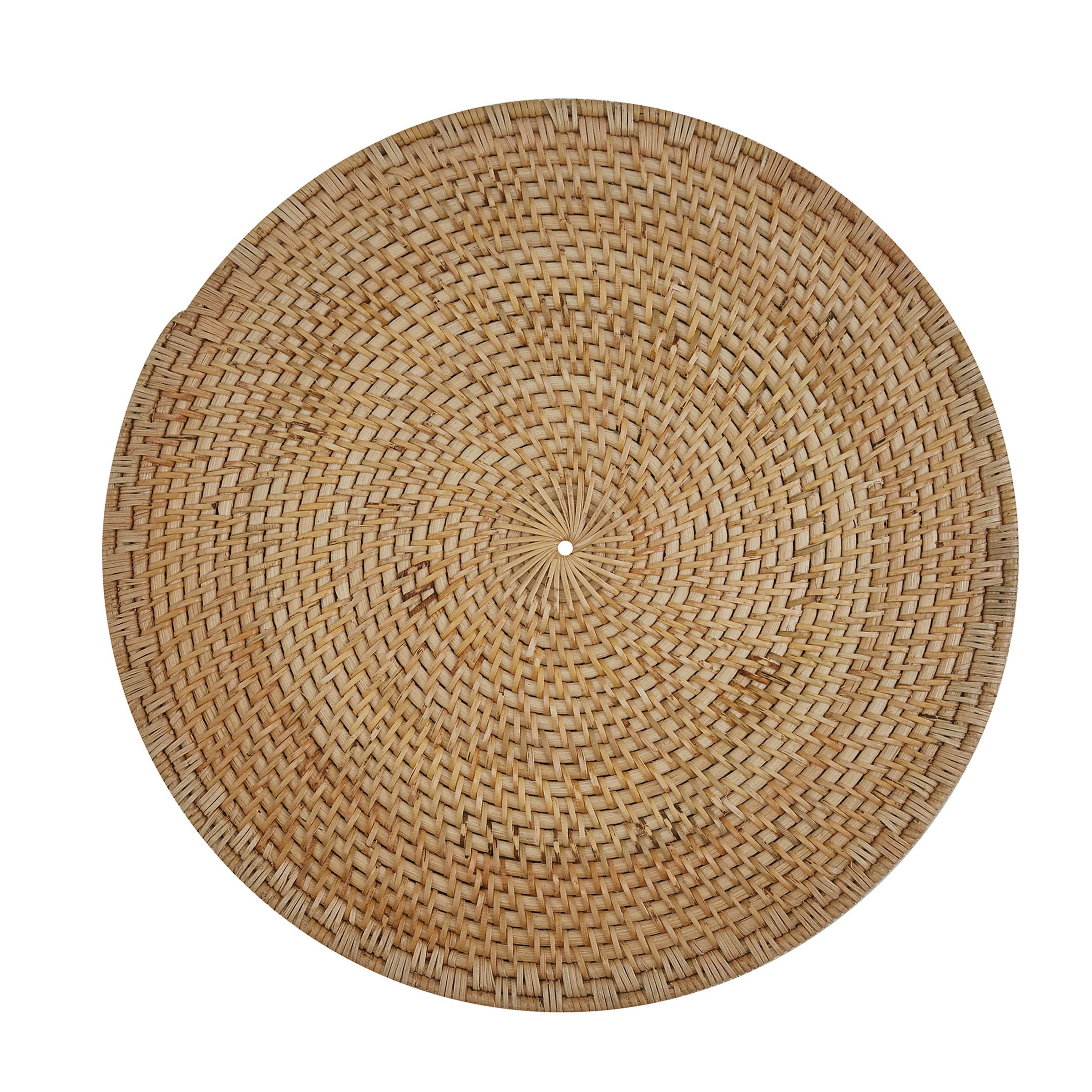 Split P Natural Rattan Charger Set of 4 - Walmart.com