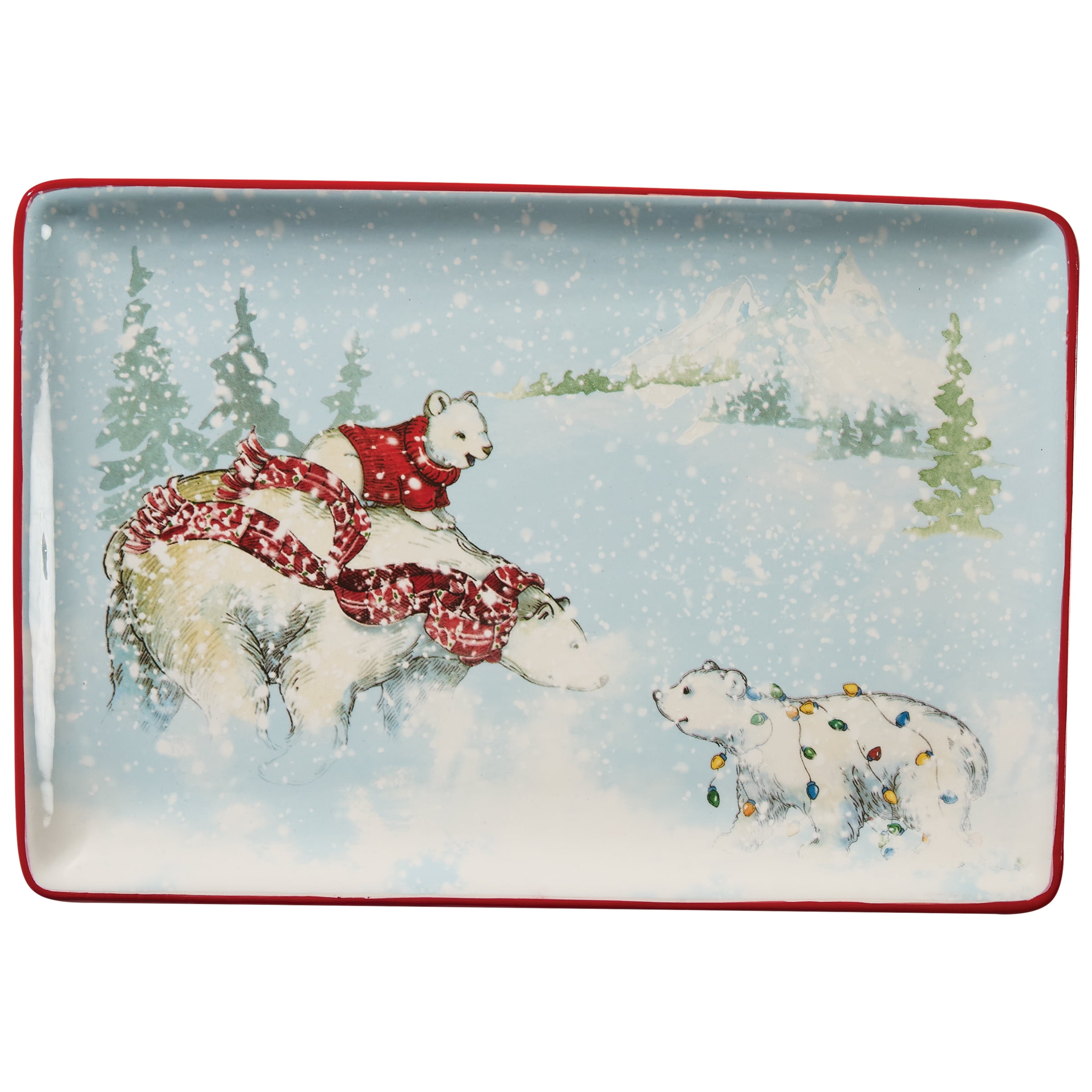 Split P Polar Bears Platter - Walmart.com