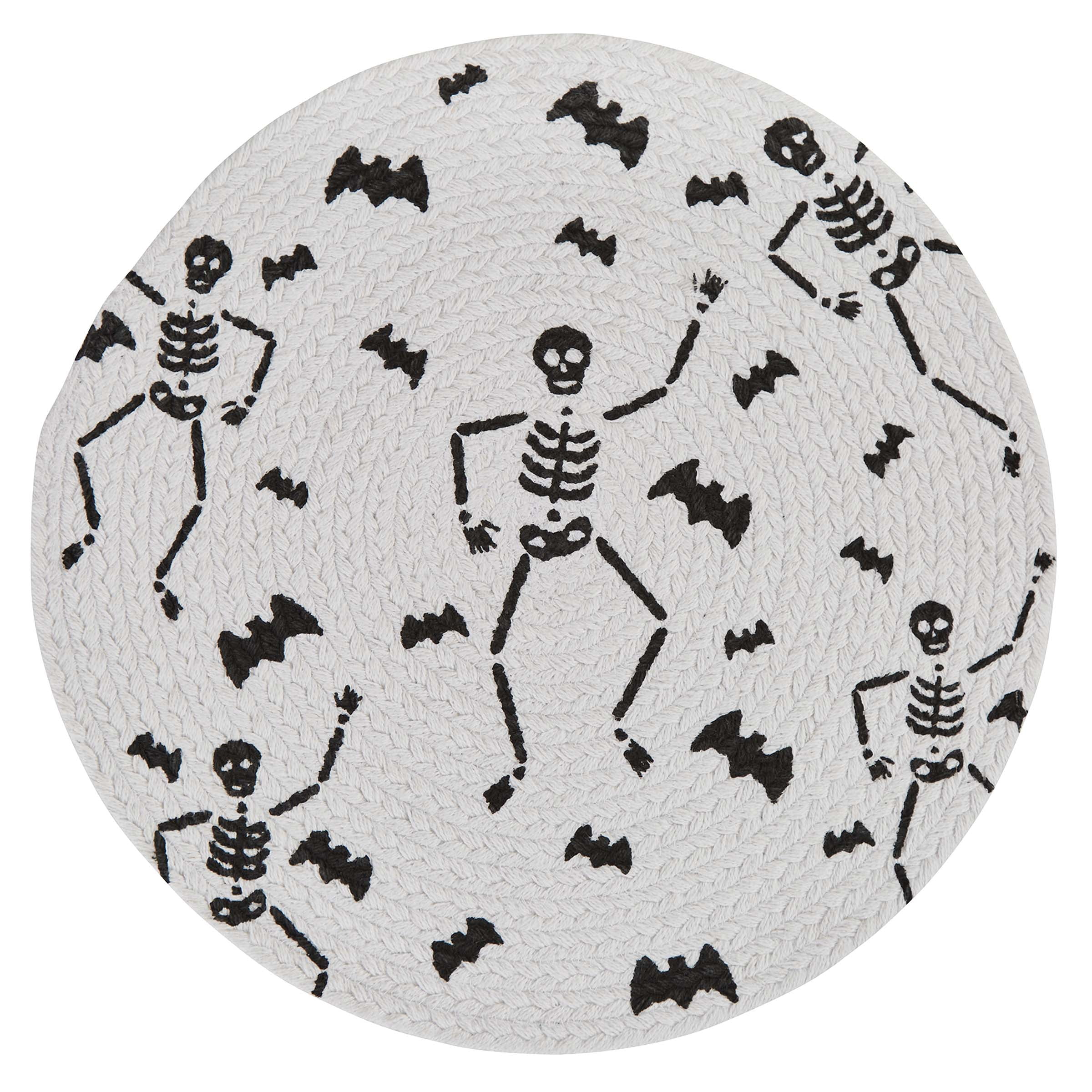 Split P Skeleton Round Placemat Set of 4 - Walmart.com