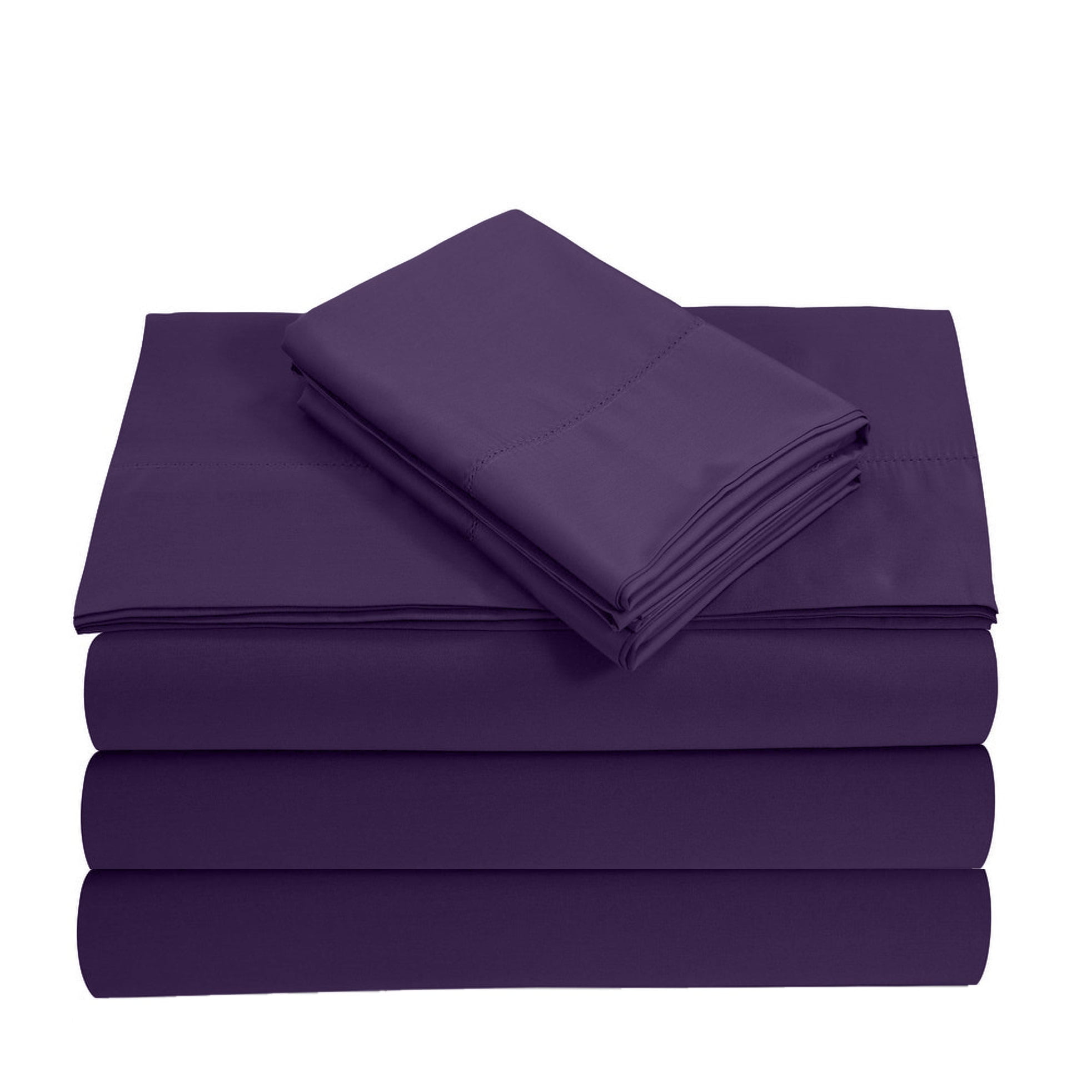 Split Queen 5-Piece Sheet Set, 700-TC Giza Cotton, 21 inch Deep Pockets ...