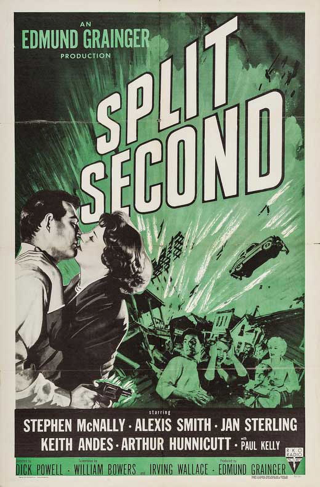 Split Second - Movie Poster (Style A) (11" x 17 ") (1953) - Walmart.com