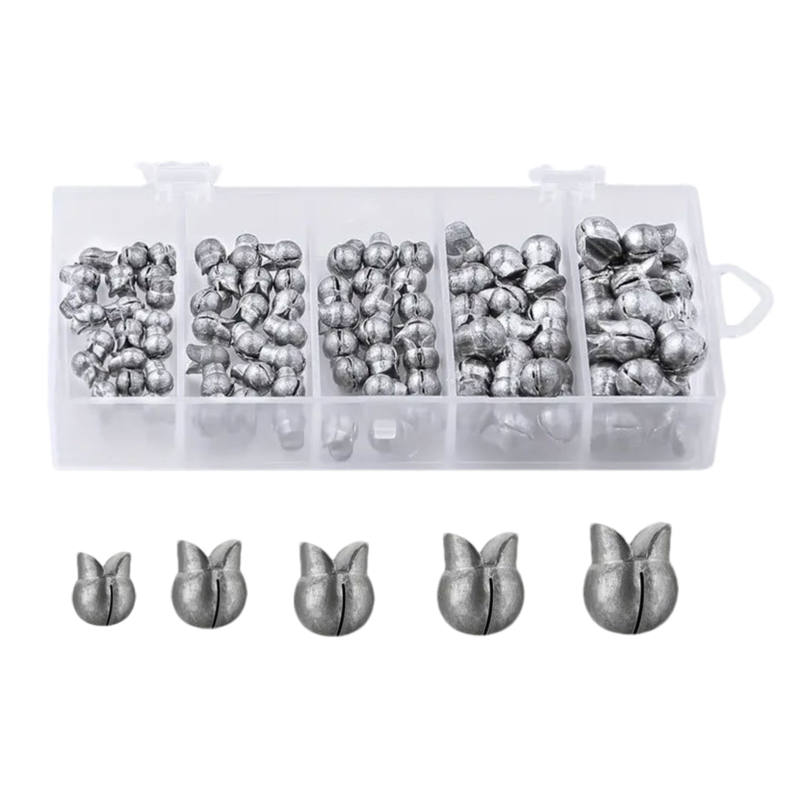 Split Shot Fishing Weights, Fishing Weights Sinkers 100pcs, Lead Split Shot Fishing Sinkers 5 ...