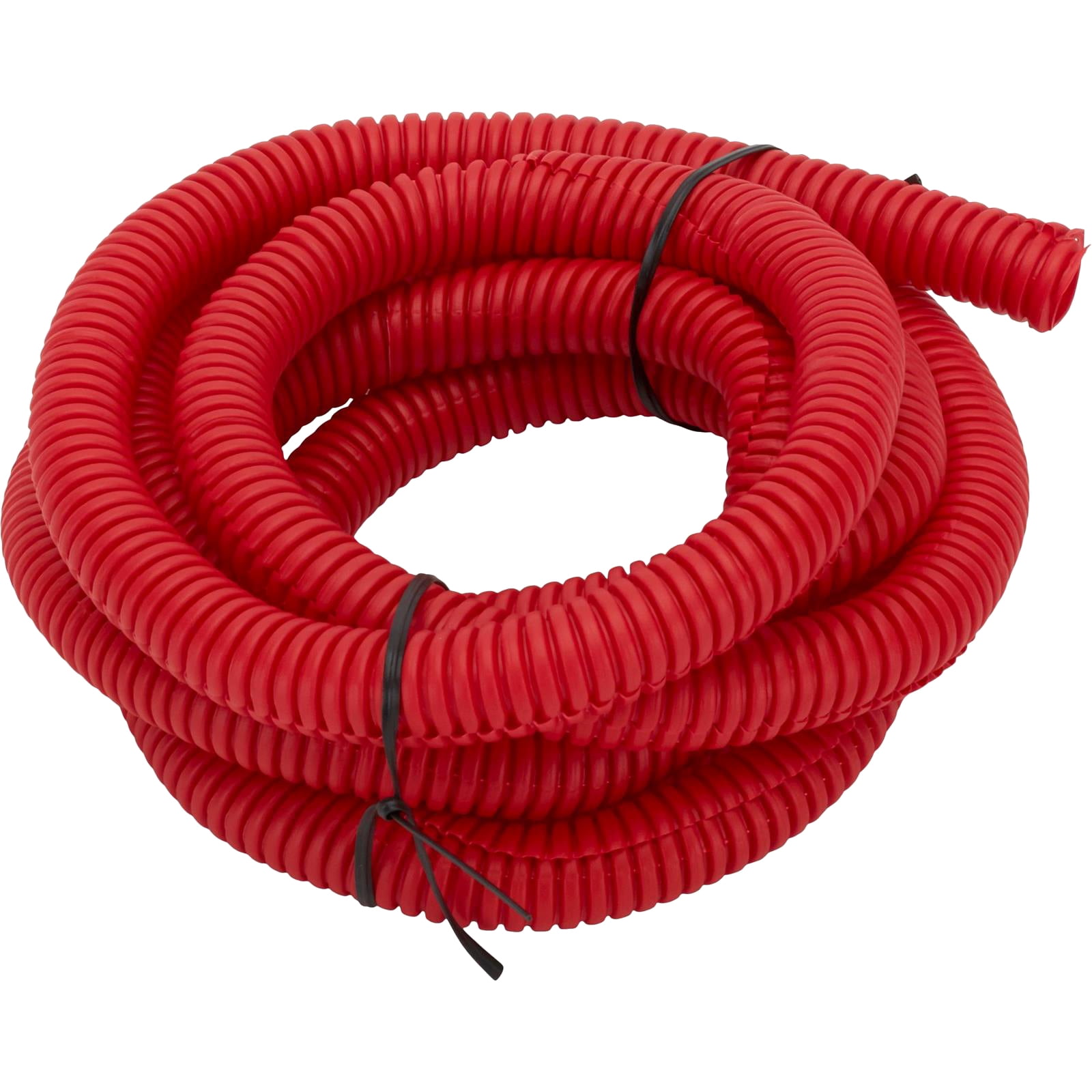 Split Wire Loom Conduit Tubing, 1/2 Inch Diameter, 8 Ft. Long, Red ...