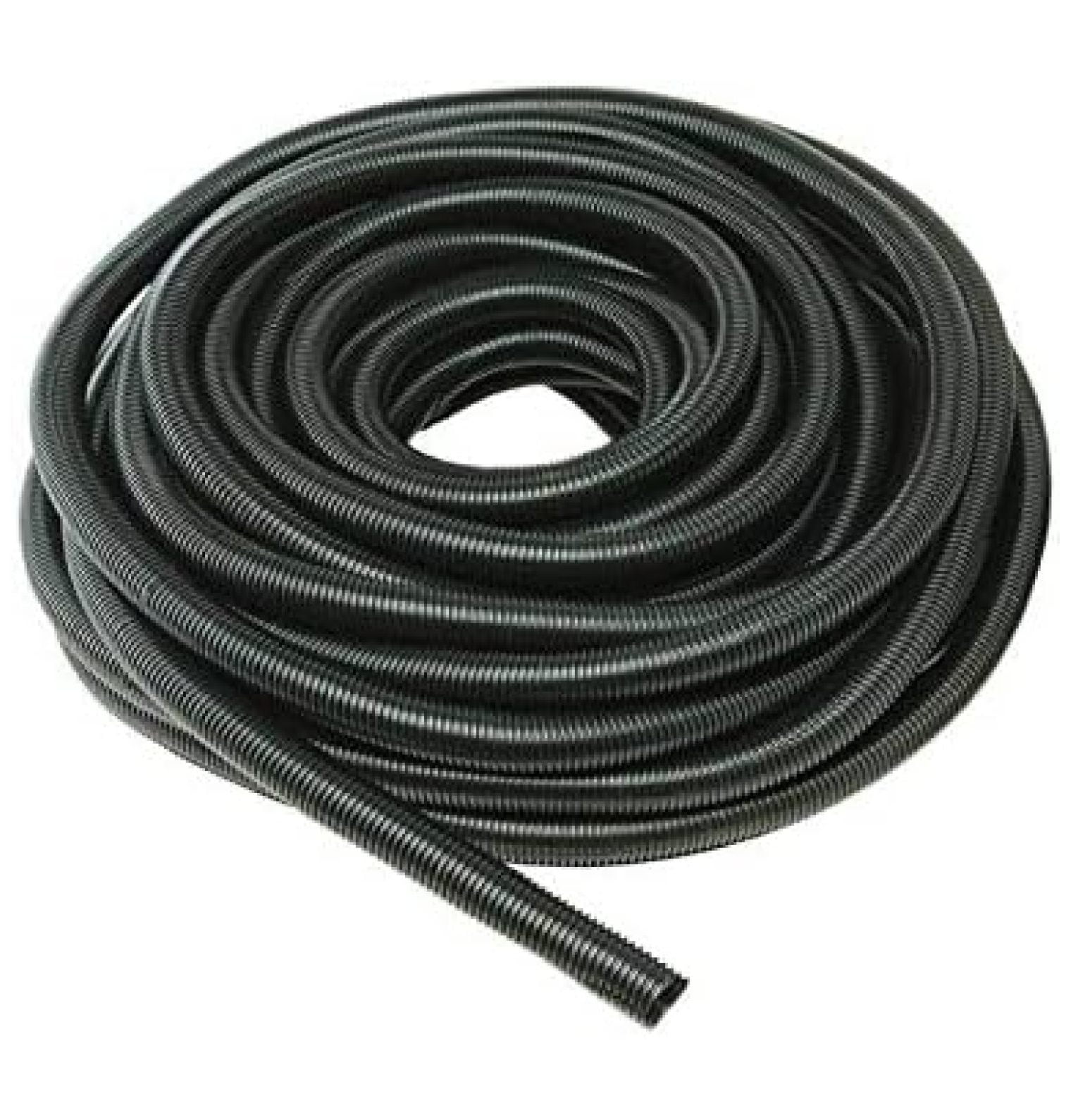 Split Wire Loom Tubing 1-1/2” Inch 10 Ft Long - Black Wire Conduit ...
