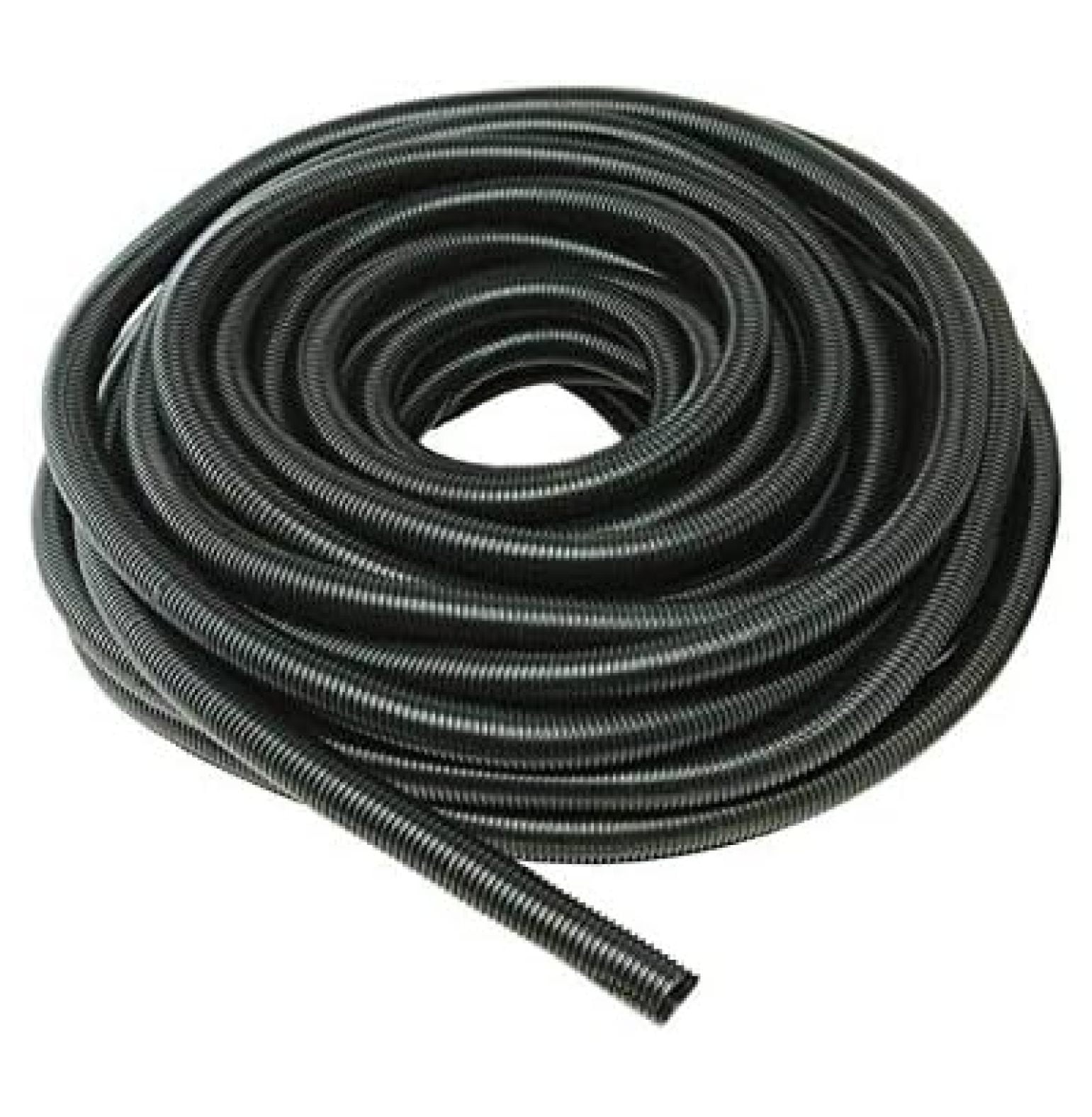 Split Wire Loom Tubing 1/2” Inch 100 Ft Long - Black Wire Conduit Cover ...