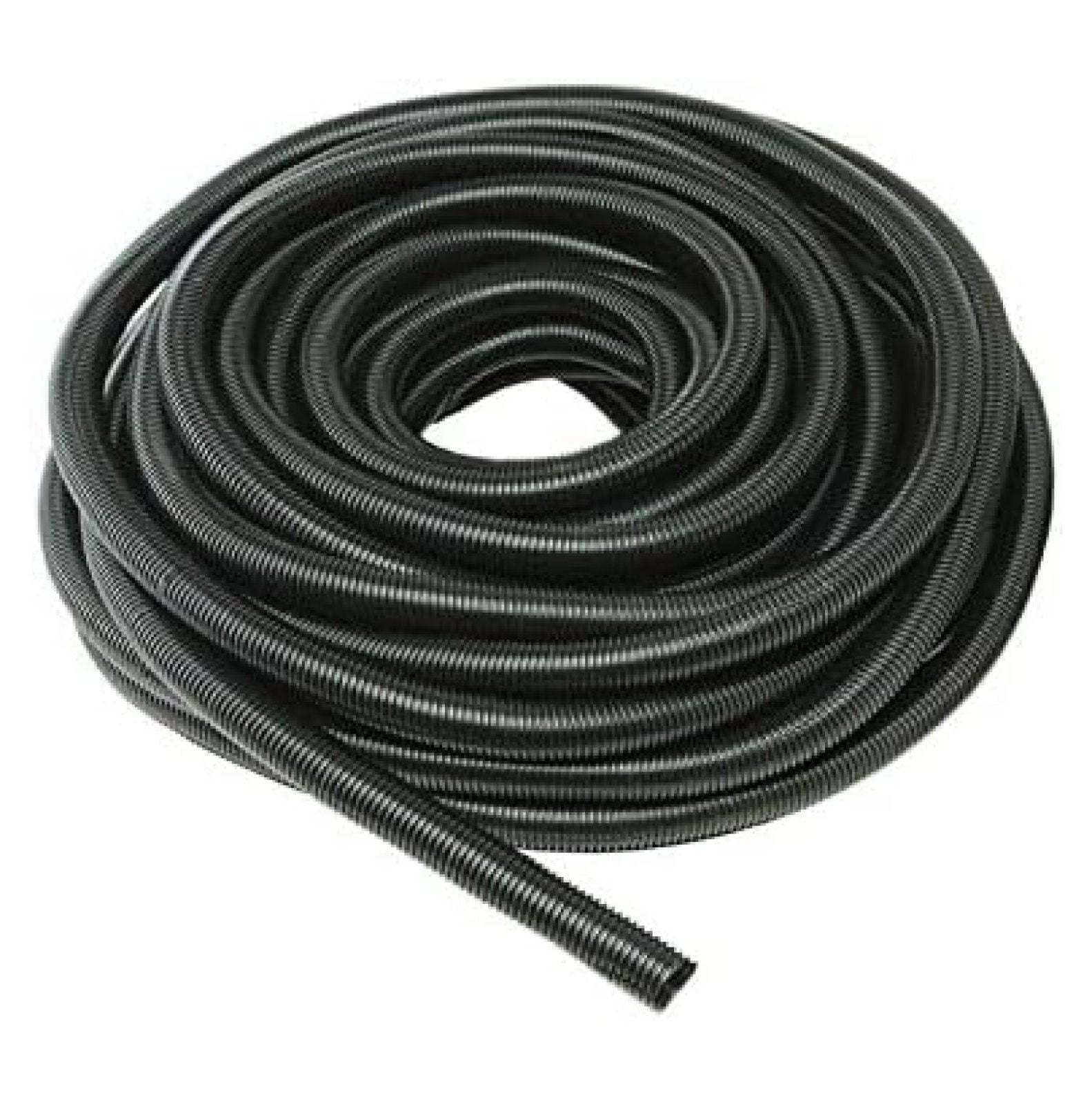 Split Wire Loom Tubing 1/2” Inch 25 Ft Long - Black Wire Conduit Cover ...