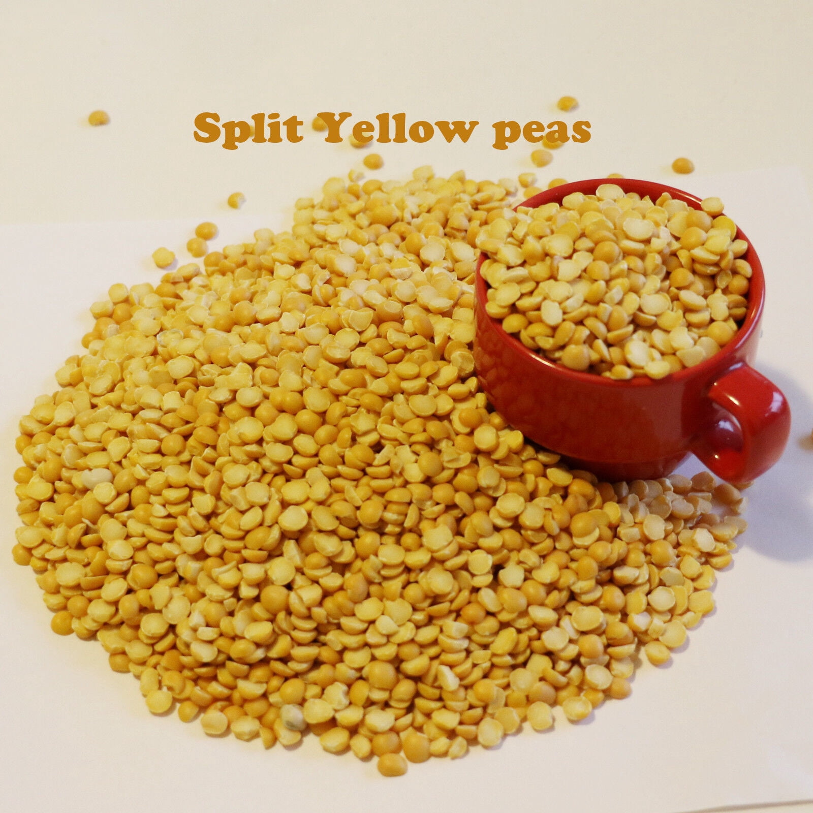 Split Yellow Peas Non-GMO Bulk Organic - Full of Natural Plant ...