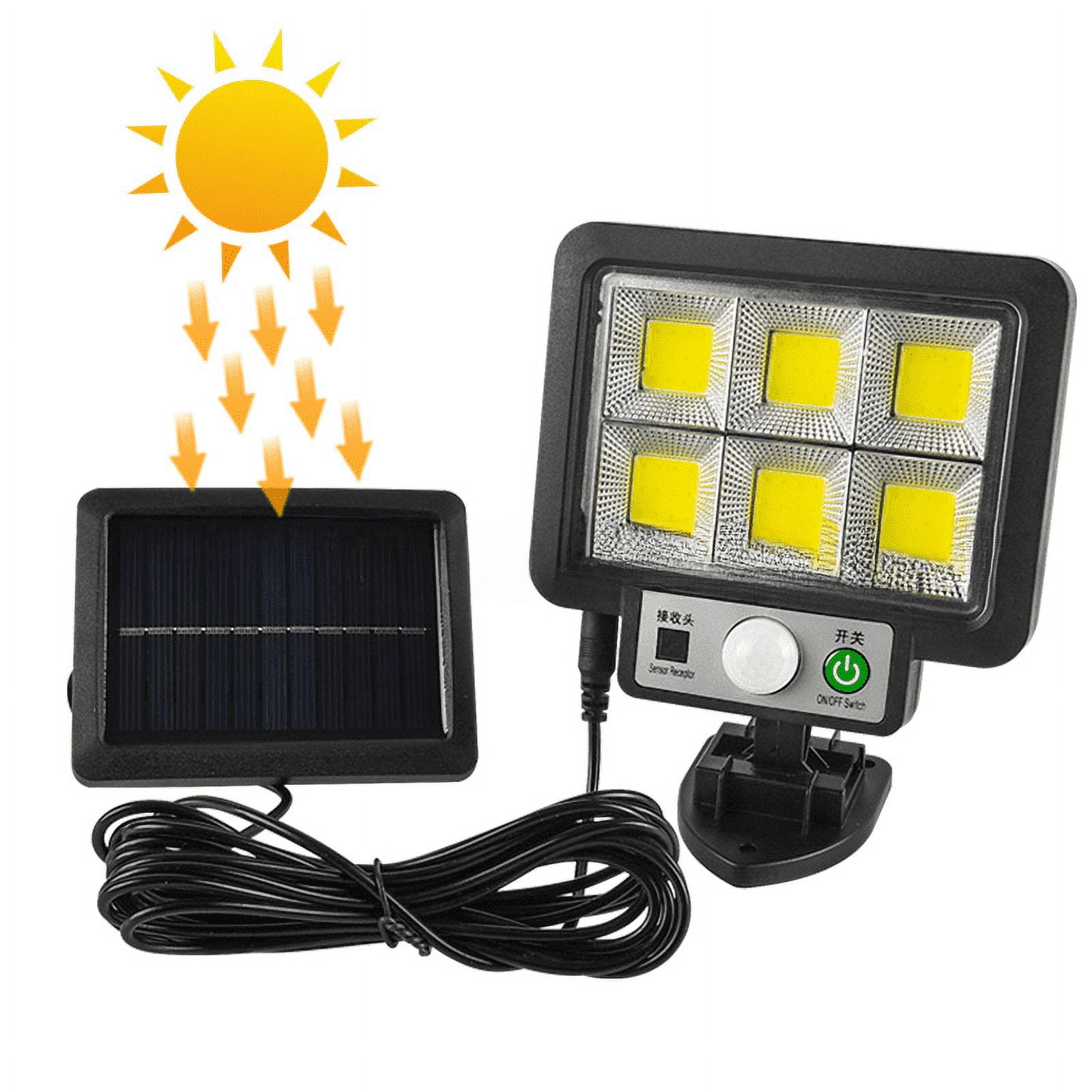 Split solar 56led induction wall lamp 72COB indoor outdoor garden lamp ...