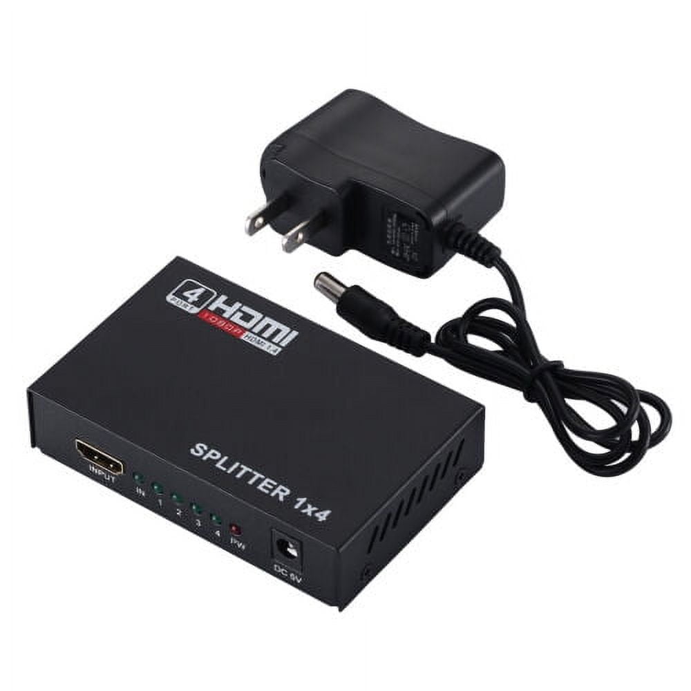Splitter 1 in 4 out 4K 1080p 1x4 Hdmi Splitter Hdcp 3D Signal Amplifier ...