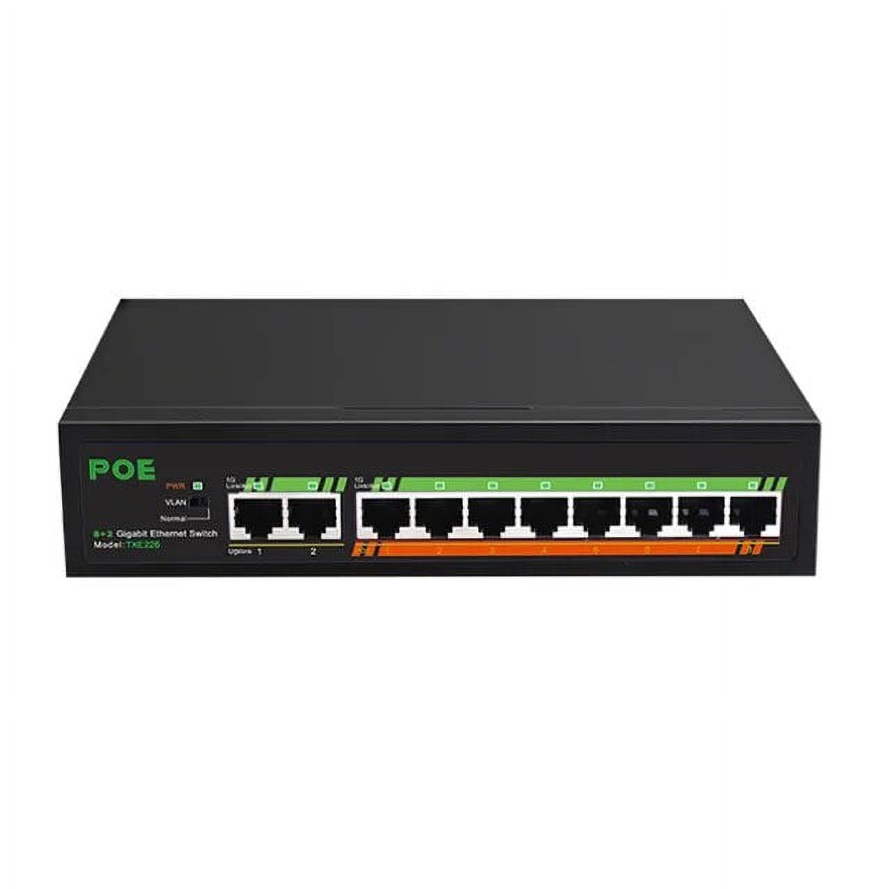Splitter 10/100/1000mbps gigabit POE switch RJ45 switch RJ45 Hub 2+8 ...
