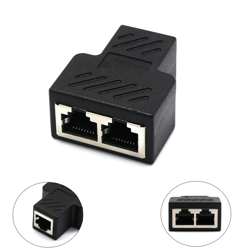 Splitter Ethernet RJ45 Cable Adapter 1 To 3 Port LAN Network Plug ...