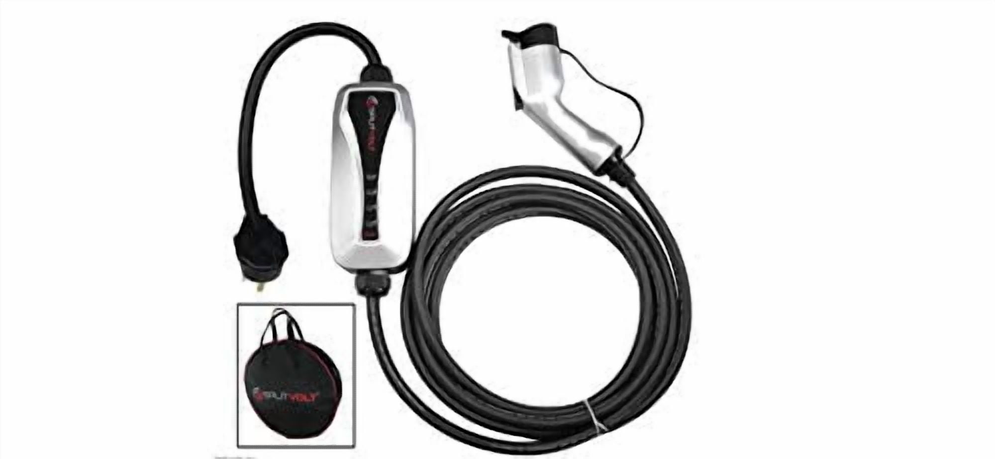 Splitvolt 24A NEMA 10-30 EV Charger, Portable Level 2 240V, 16.4 Ft ...