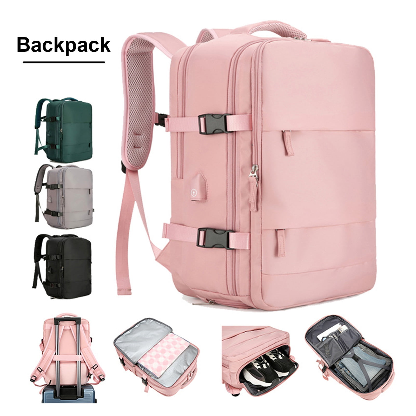 Spliv Travel Backpack with Luggage Straps Sunglasses Storage ...