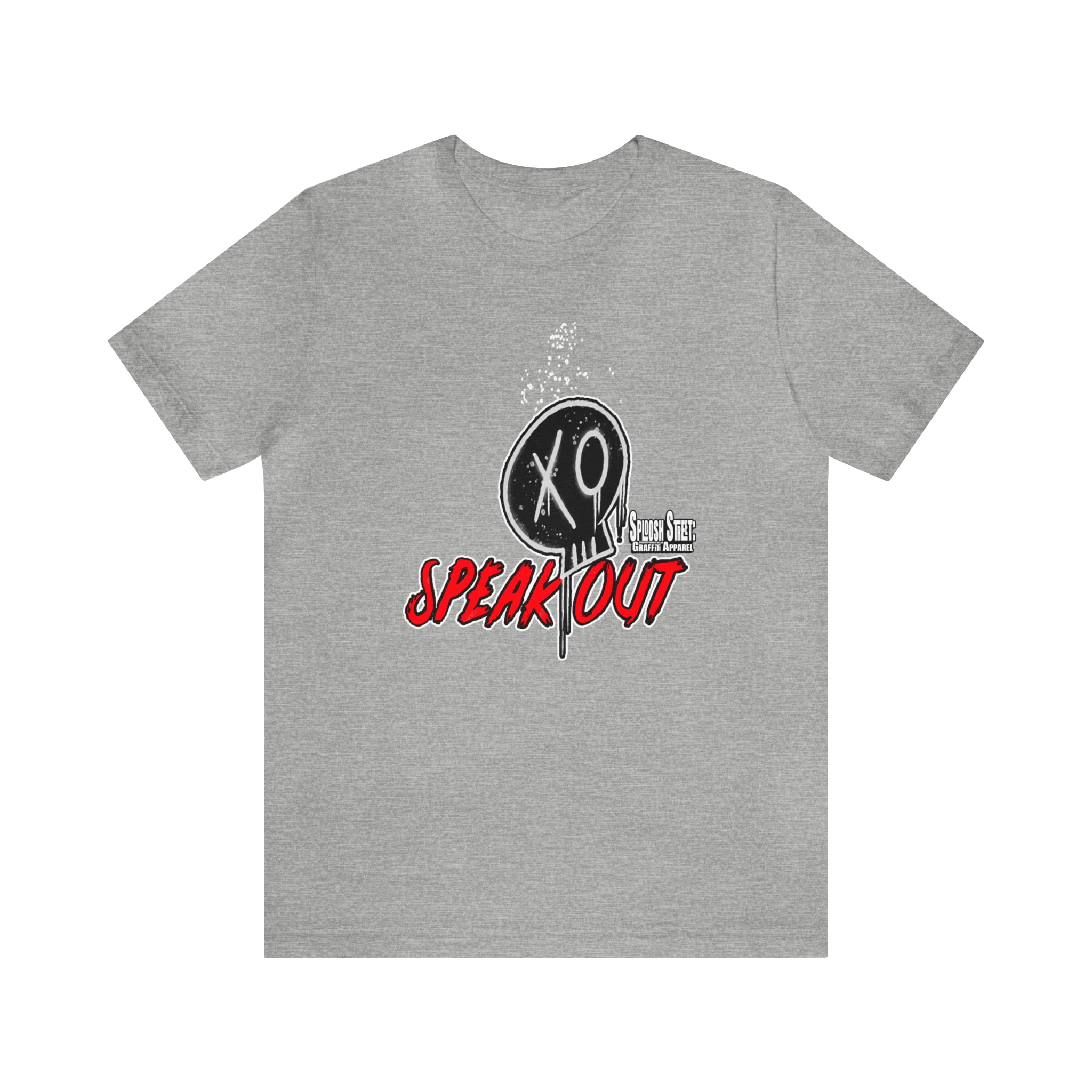 Sploosh Street: "Speak Out!" - Unisex Graphic 100% Cotton Tee - Walmart.com