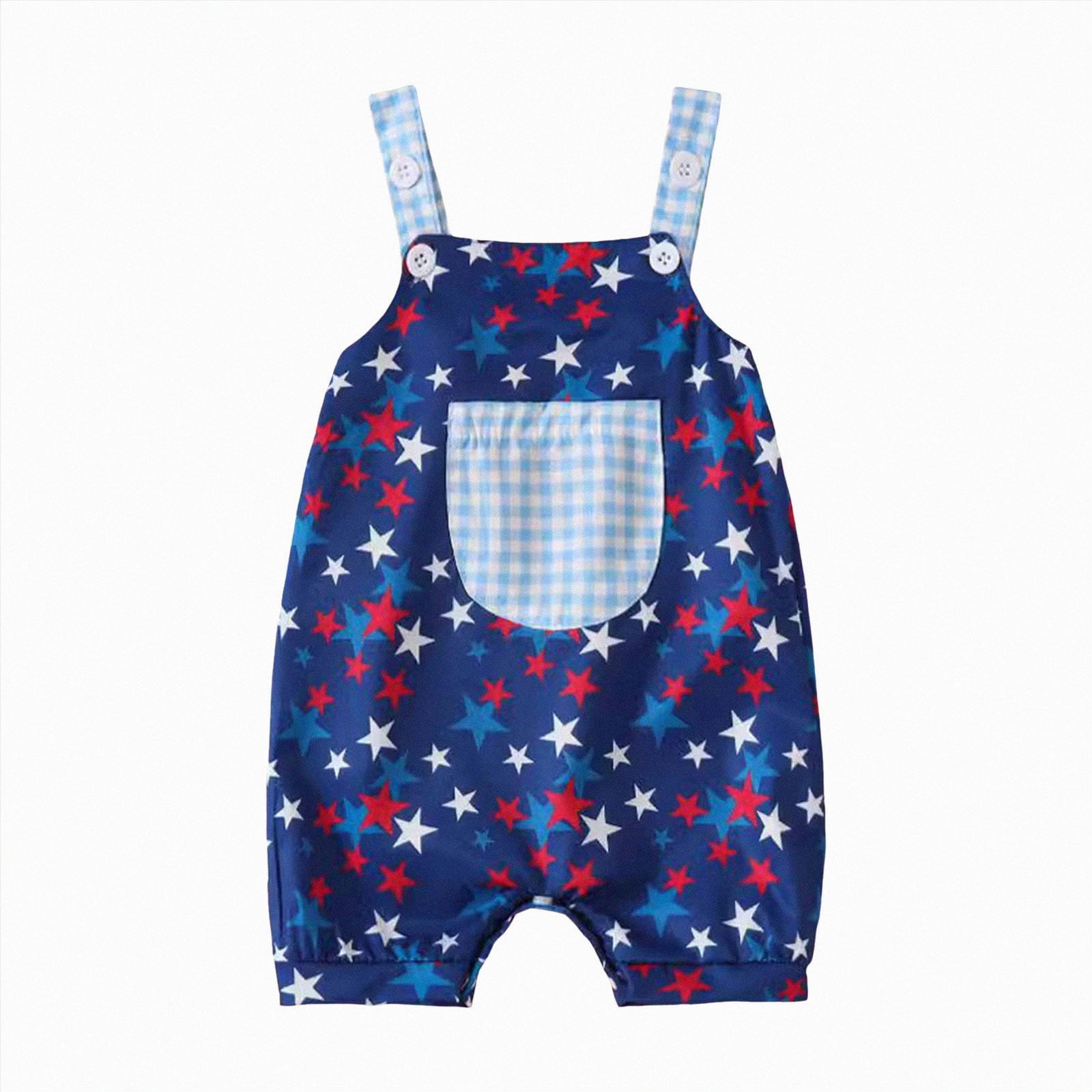 Splozh 4th of July Overalls 3 6 9 12 18 Months Baby Boy Outfit Newborn ...