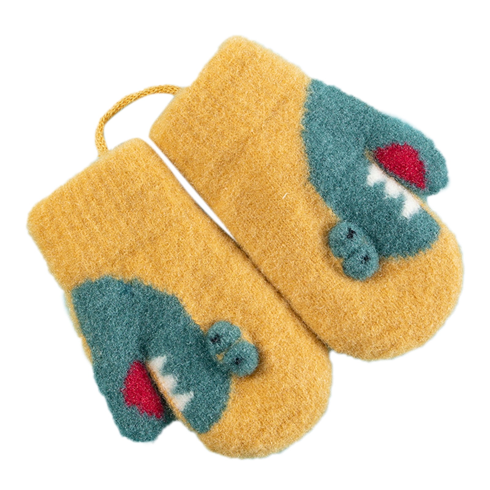 Splozh Baby Girl Mittens Fleece Toddler Kids Children's Knit Cartoon ...