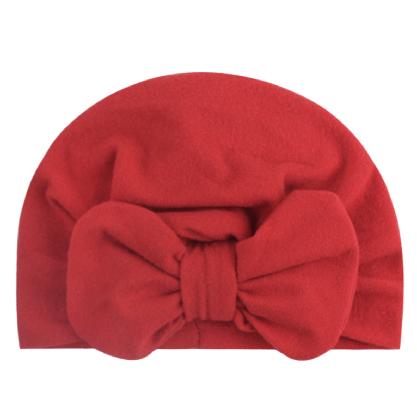 Splozh Baby Turban Bow Toddler Baby Boys Girls Cap Beanie Solid Cotton ...