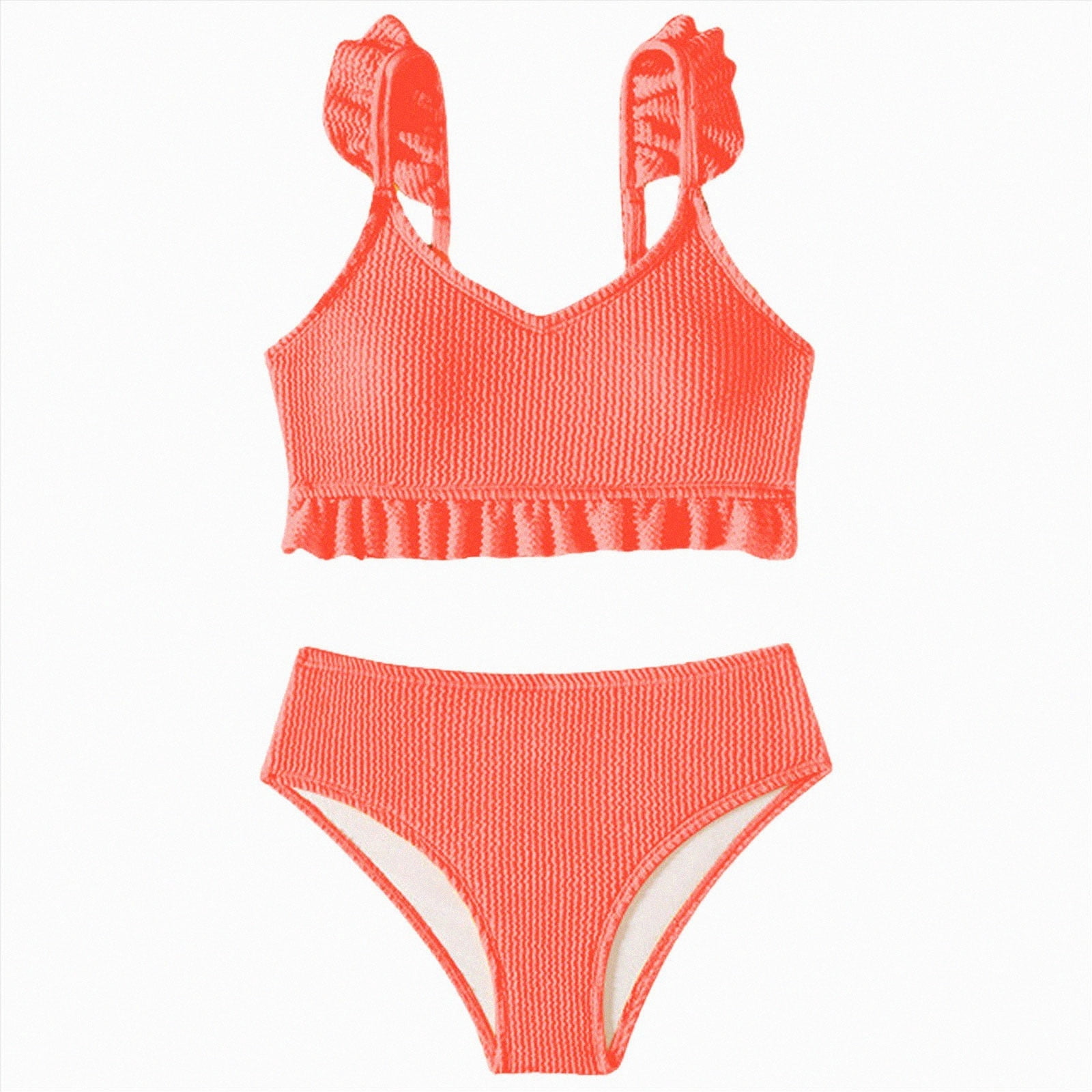 Splozh Bikini Kids 5-14 Years Girls' 2 Piece Bikini Swimsuits ...