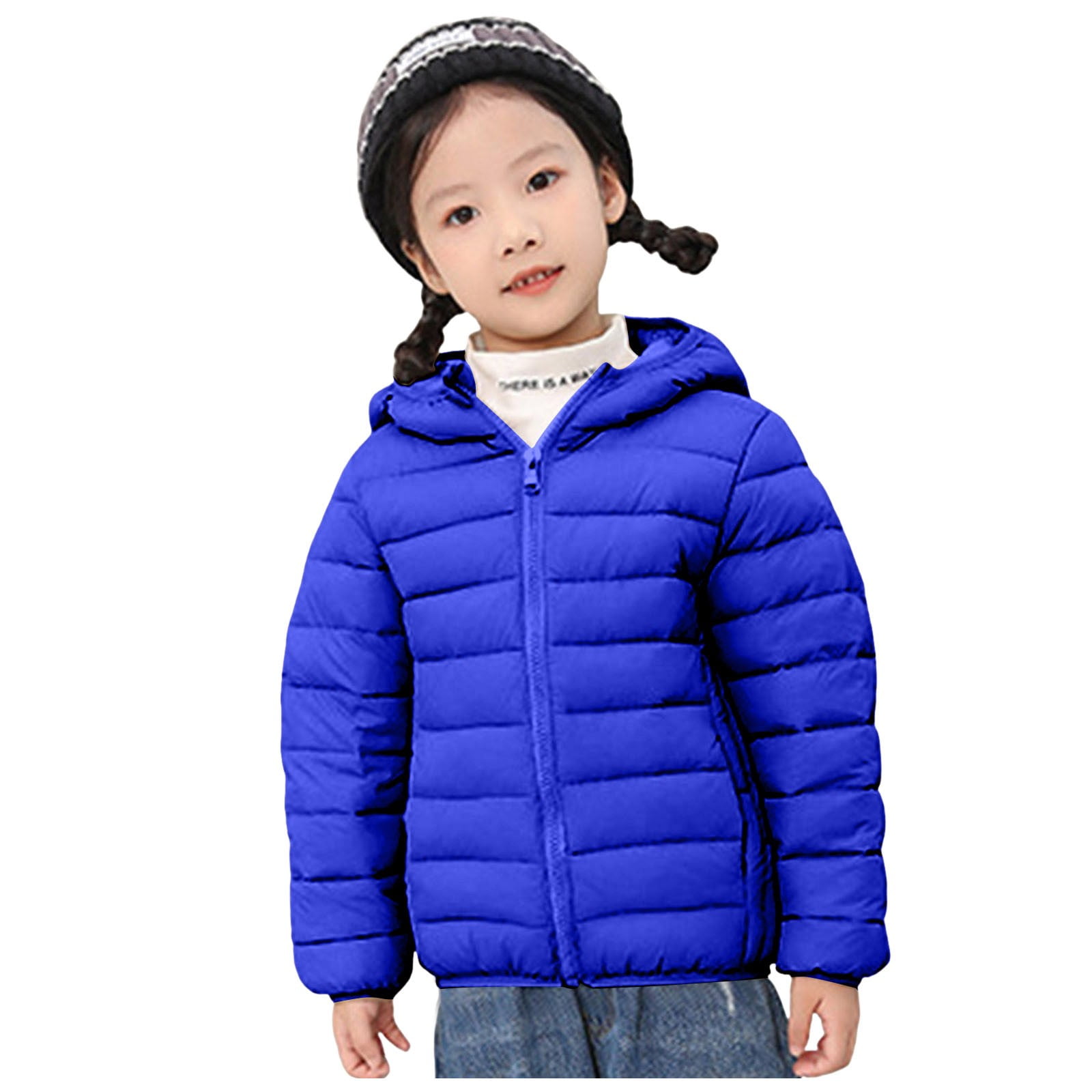 Splozh Boys' Winter Jacket Heavyweight Quilted Puffer Jacket Insulated Hooded Outerwear Coat for ...