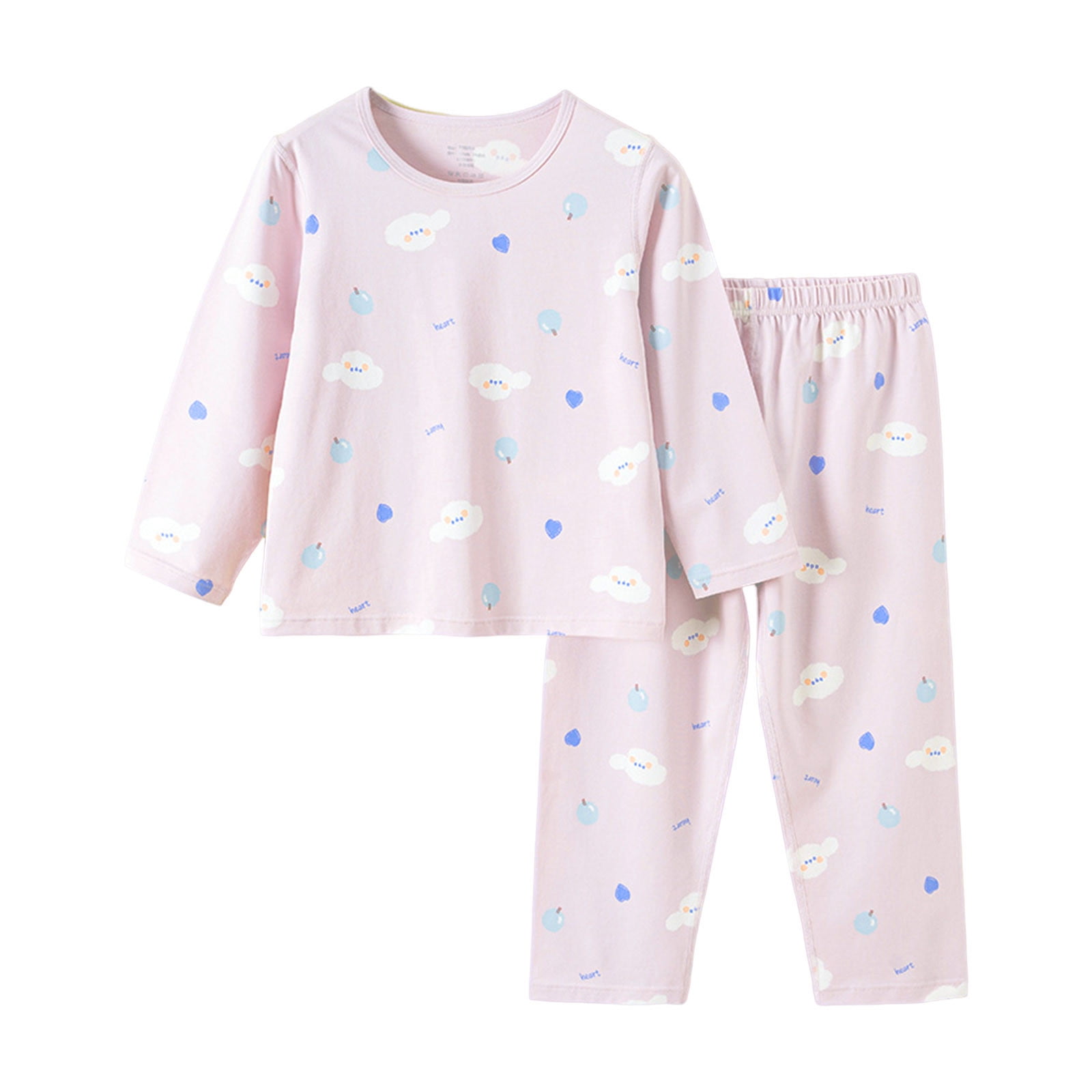 Splozh Children Girl Pajama Long Sleeve Sleepwear Cute Nightclothes ...