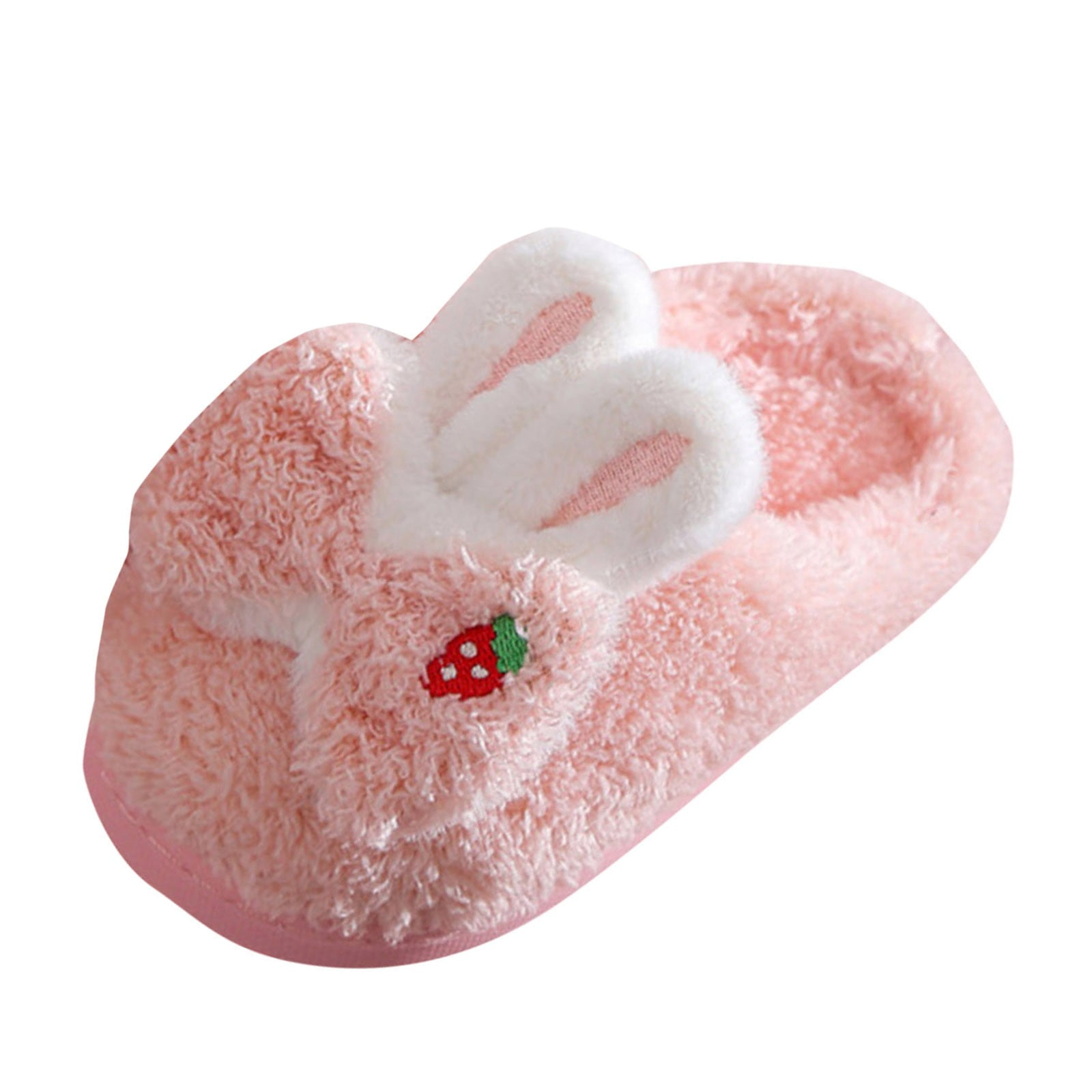 Splozh Fuzzy Rabbit Slippers for Girls House Shoes with Soft Memory ...